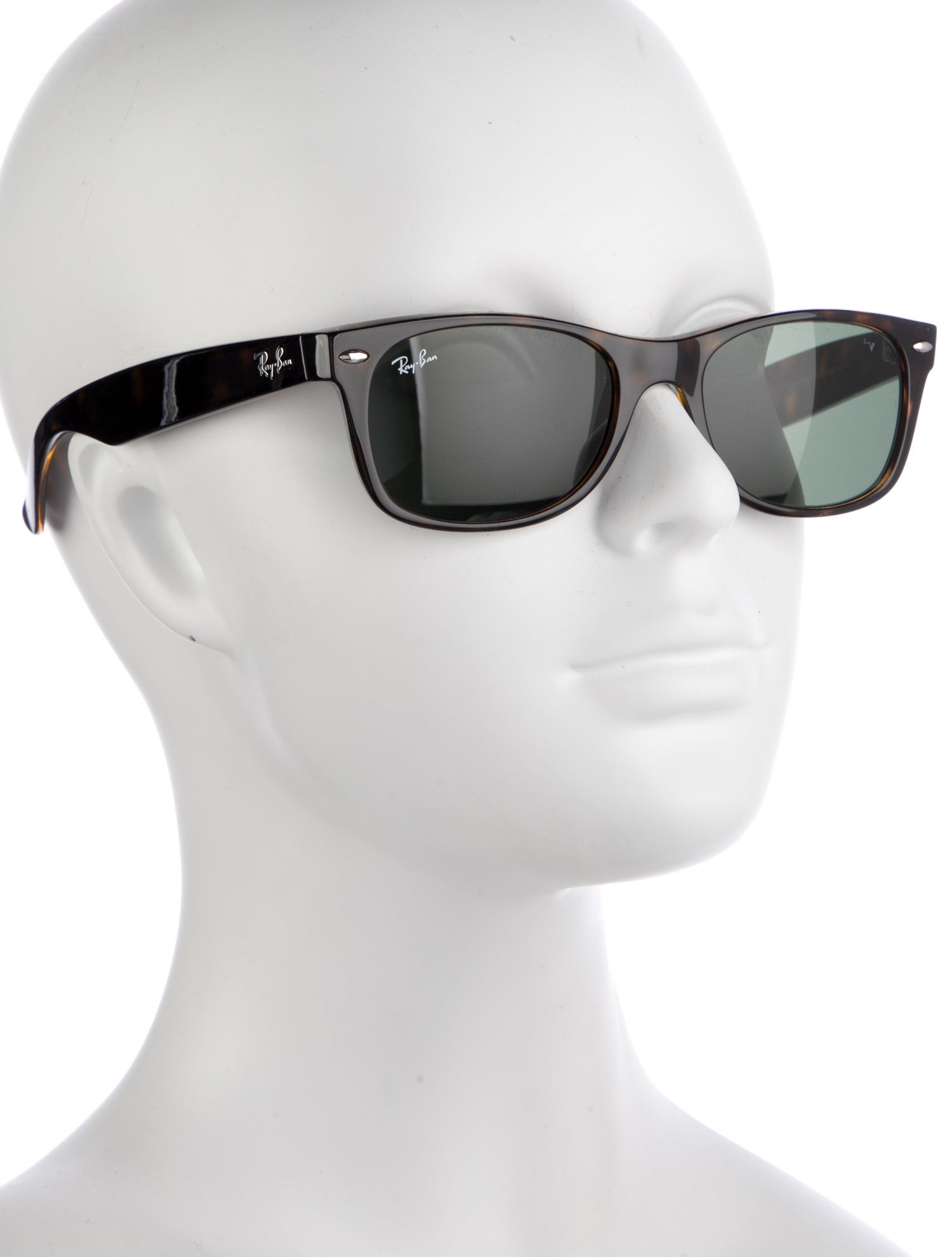 Ray-Ban New Wayfarer Sunglasses - Brown Sunglasses, Accessories ...