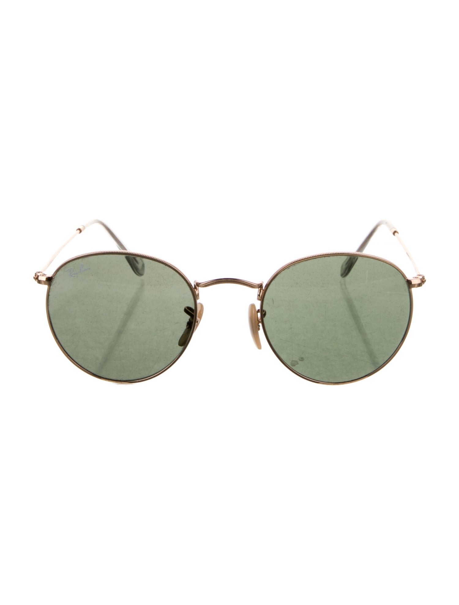 Ray-Ban Round Mirrored Sunglasses - Black Sunglasses, Accessories ...