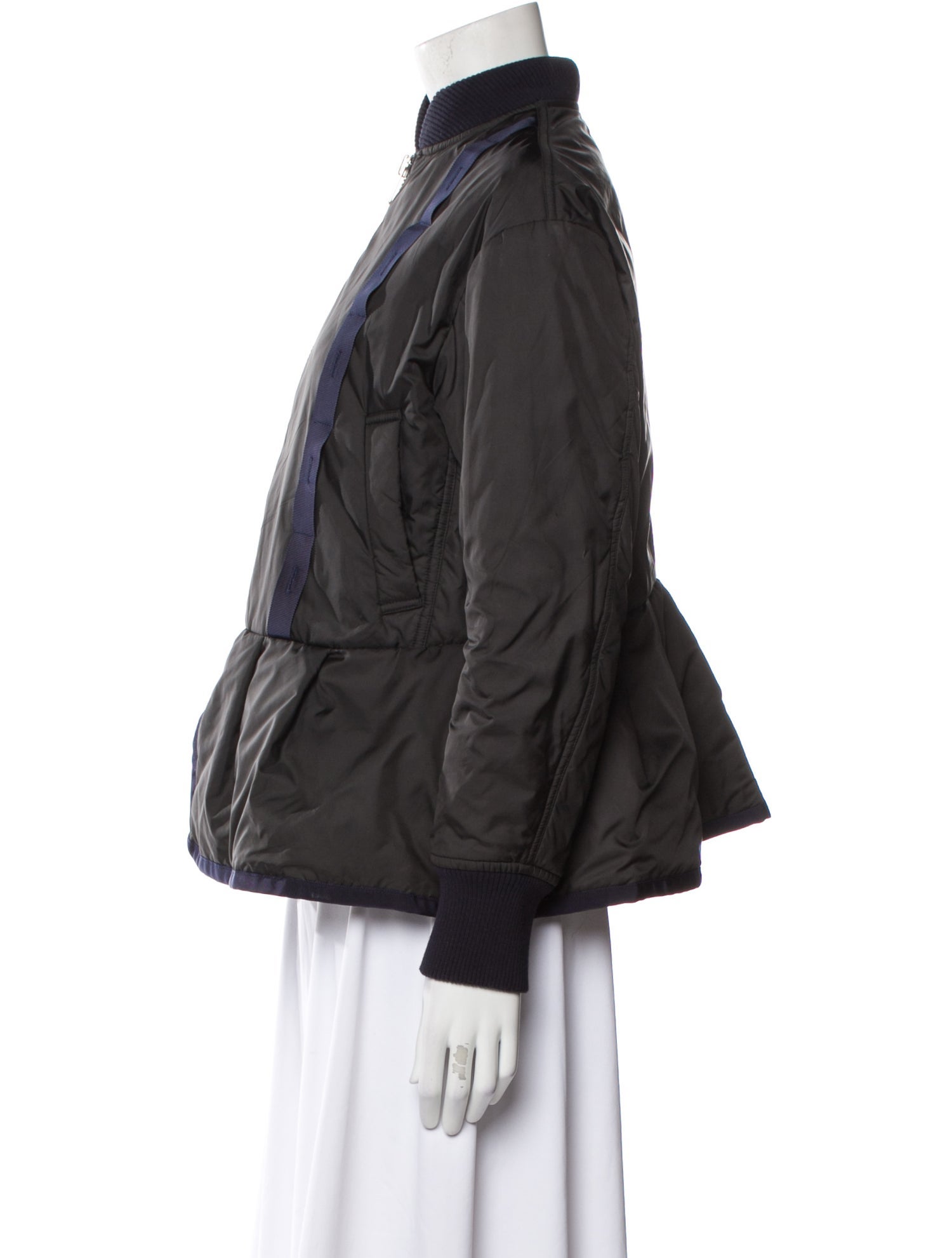 Sacai Bomber Jacket - Black Jackets, Clothing - WS137279 | The RealReal