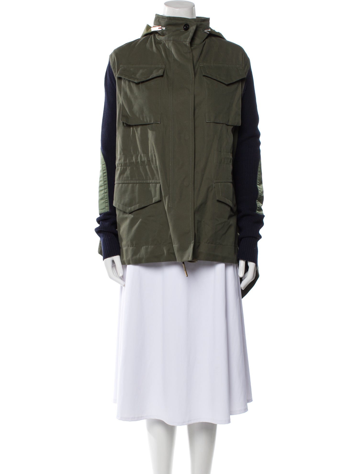 Sacai Utility Jacket - Blue Jackets, Clothing - WS137556 | The RealReal