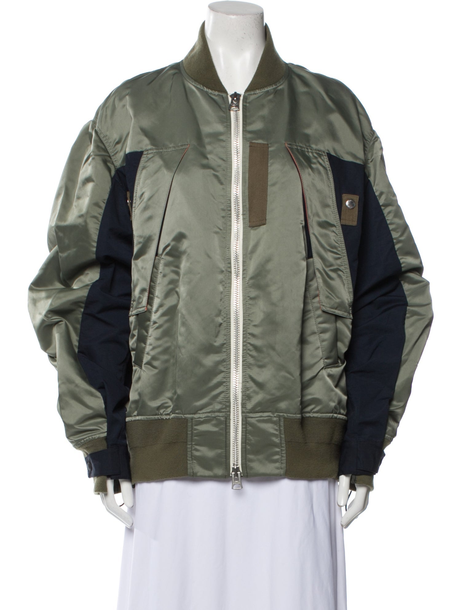 Sacai Bomber Jacket - Green Jackets, Clothing - WS139167 | The RealReal