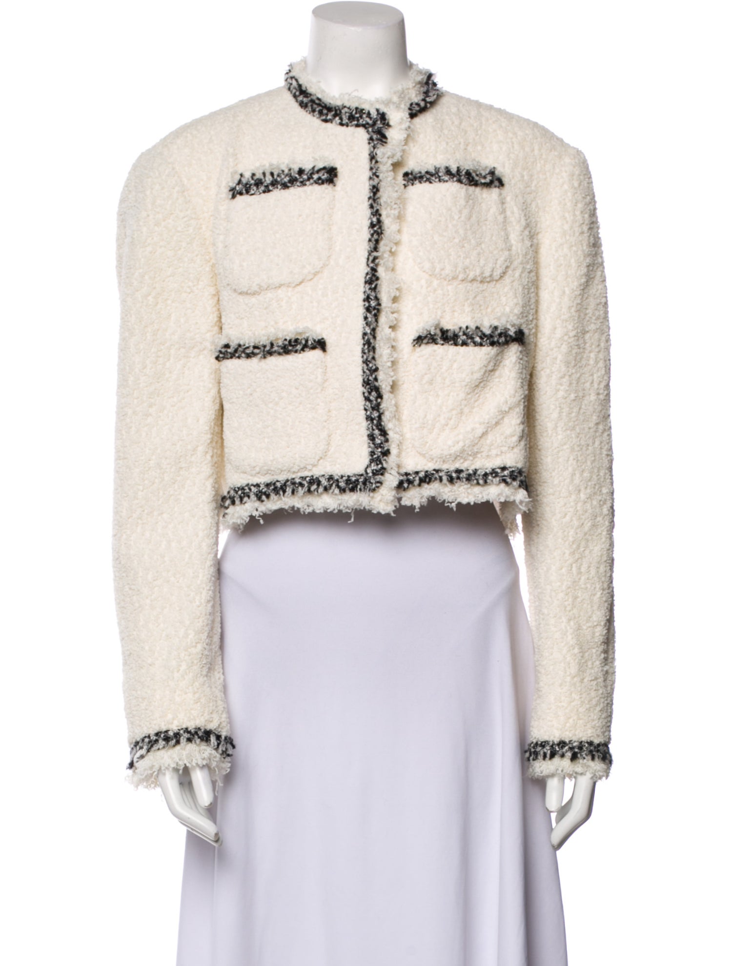 Sacai Nylon Tweed Pattern Jacket - Neutrals Jackets, Clothing ...