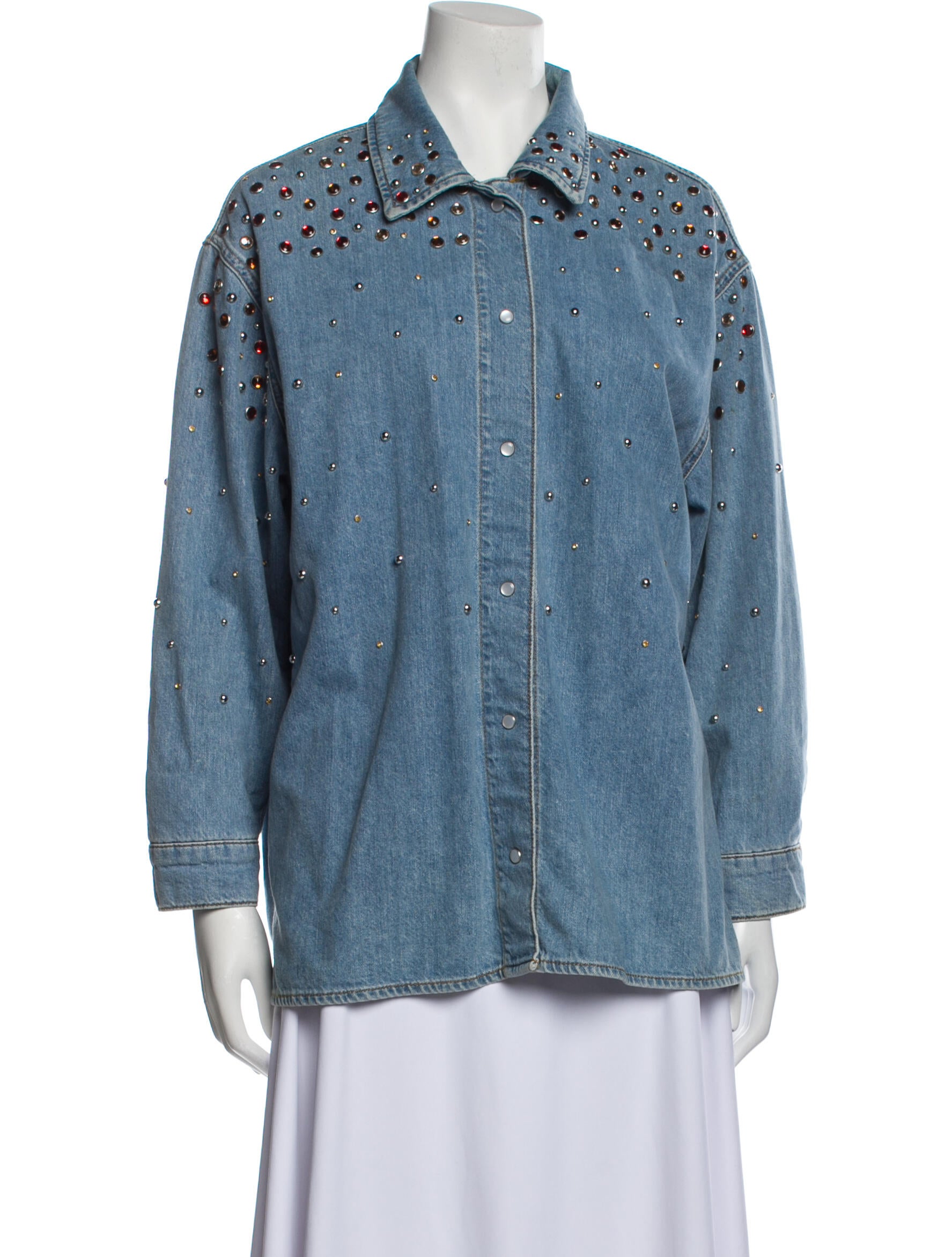 Sandro Denim Jacket - Blue Jackets, Clothing - WS2114804 | The RealReal