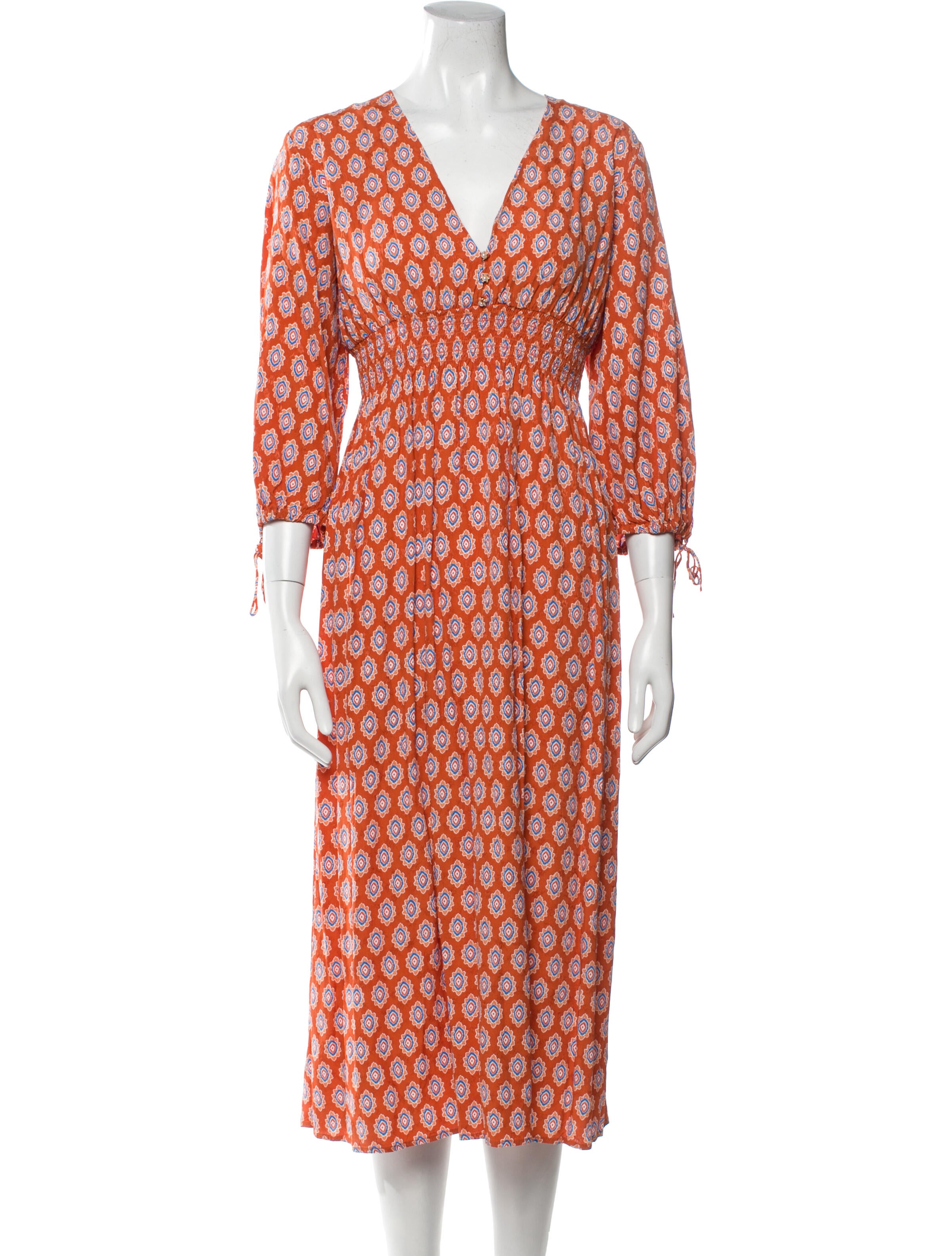 Sandro Lace-Trimmed Mini Dress - Orange Dresses, Clothing - WS226369 ...