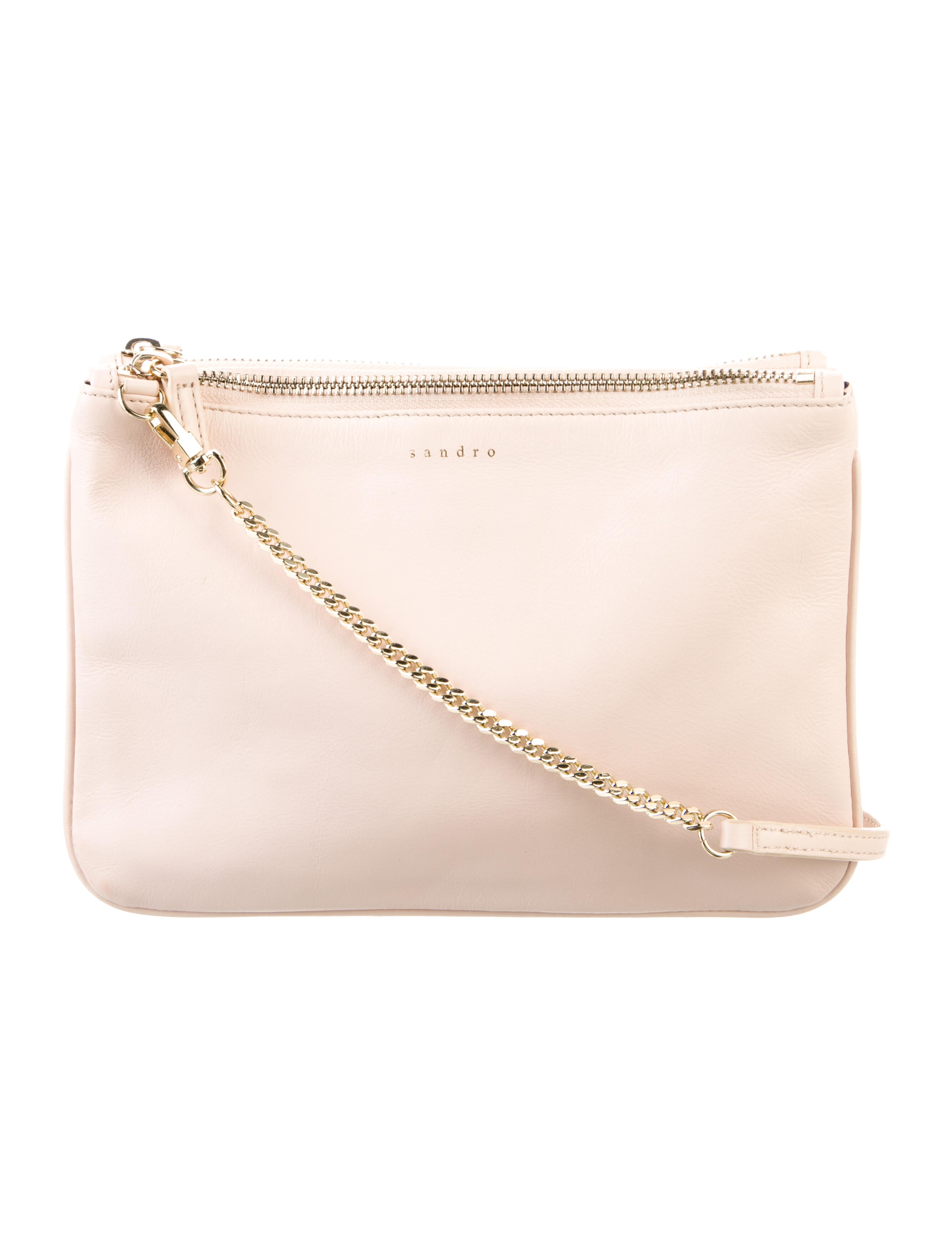 Sandro Leather Crossbody Bag - Pink Crossbody Bags, Handbags ...