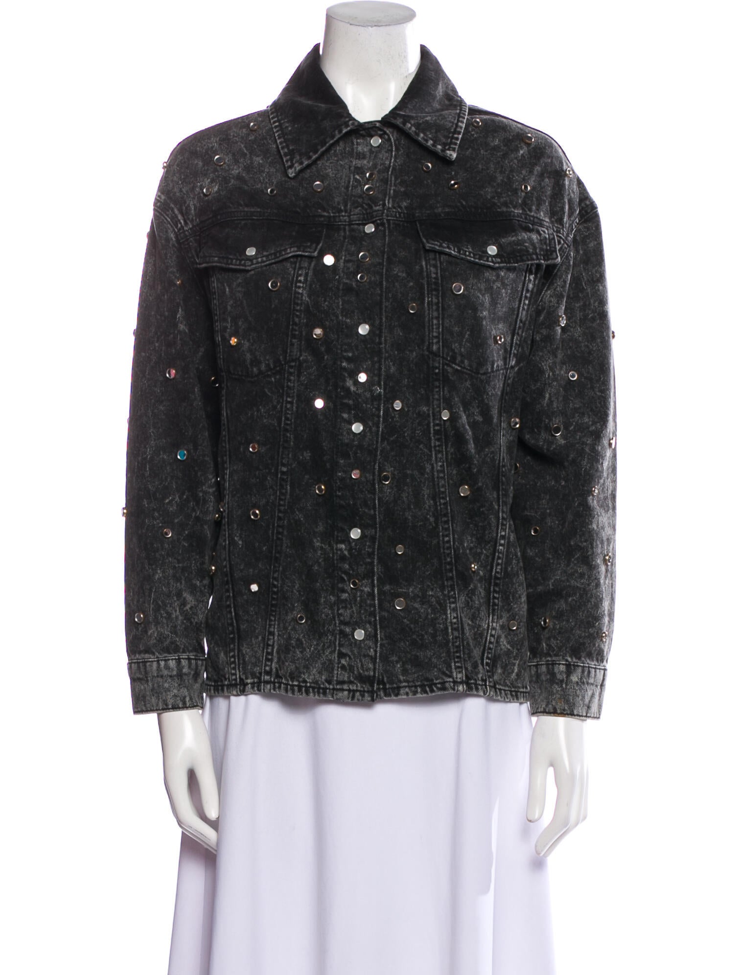 Sandro Denim Jacket - Black Jackets, Clothing - WS2129395 | The RealReal