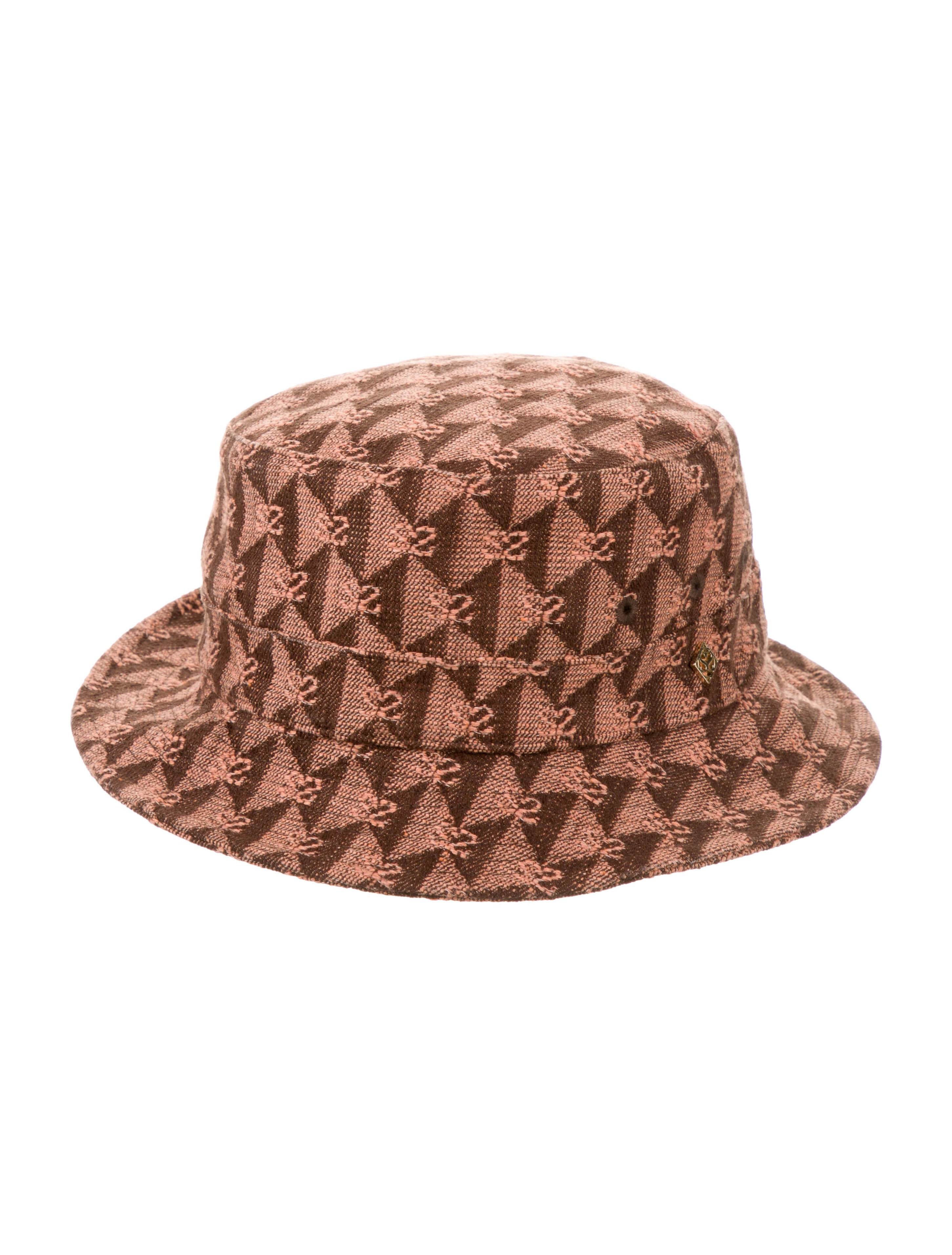 Sandro Patterned Bucket Hat - Brown Hats, Accessories - WS2139049 | The ...