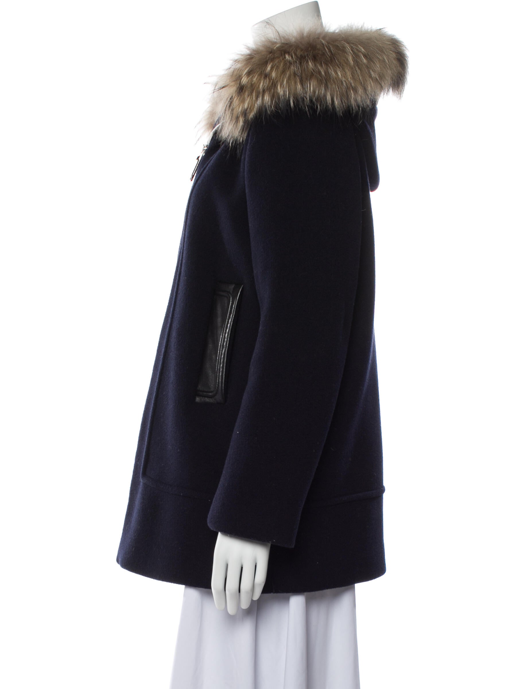 Sandro Coat - Blue Coats, Clothing - WS2139615 | The RealReal