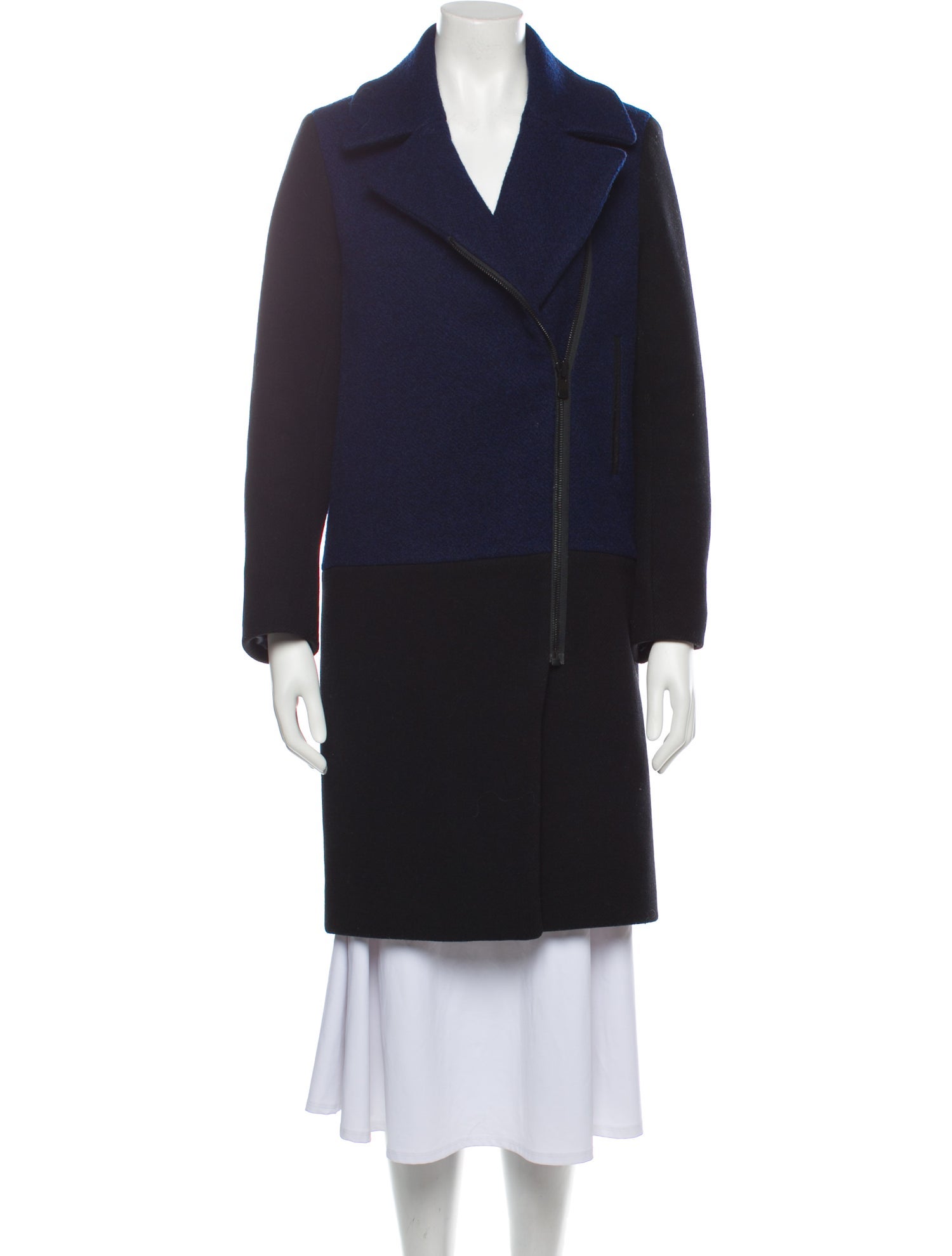Sandro Coat - Blue Coats, Clothing - WS2144178 | The RealReal