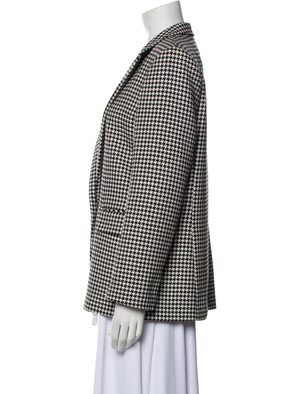 Sandro Houndstooth Print Blazer - Gem
