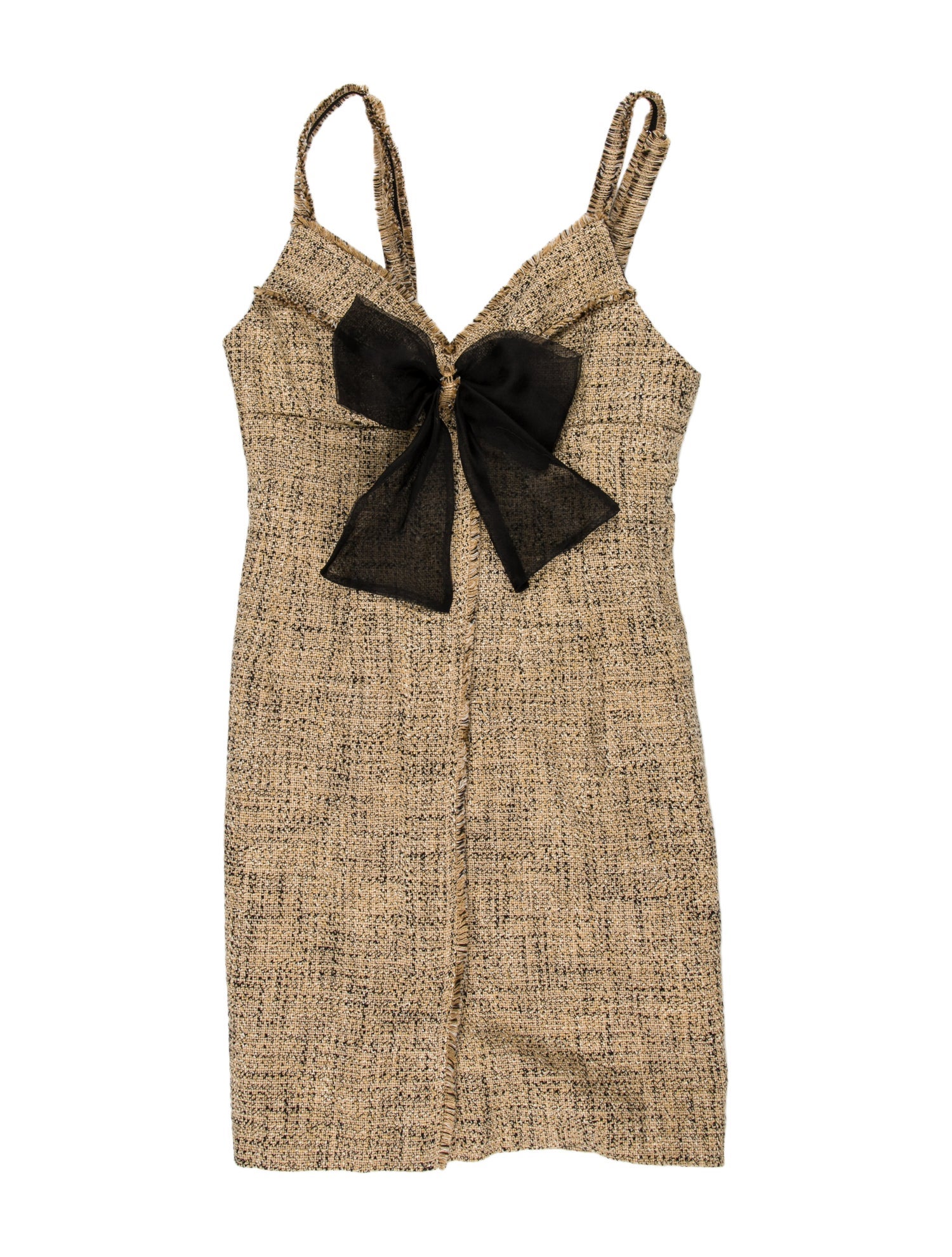 Sandro Tweed Pattern Mini Dress w/ Tags - Neutrals Dresses, Clothing ...