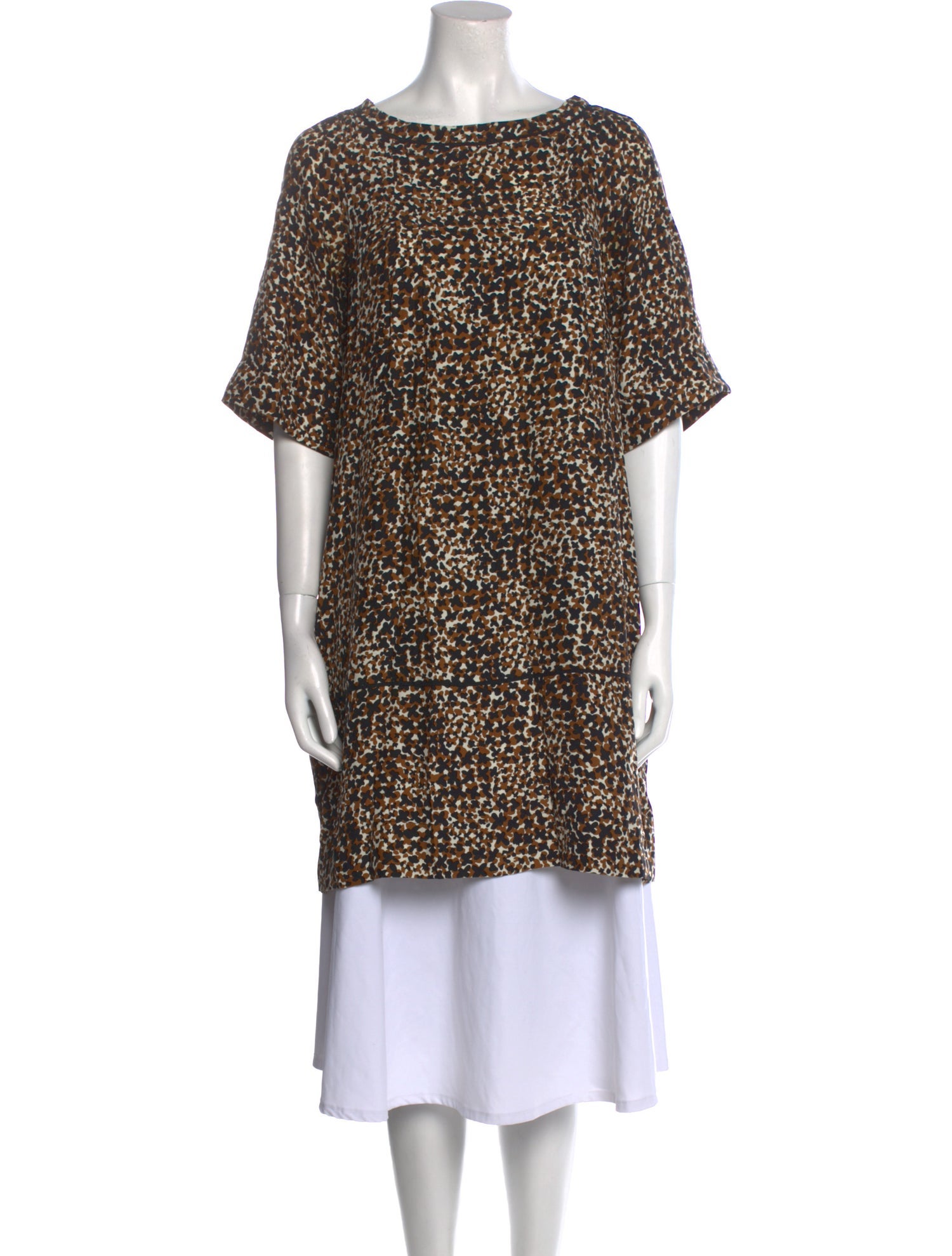 Sandro Silk Mini Dress - Neutrals Dresses, Clothing - WS2150346 | The ...