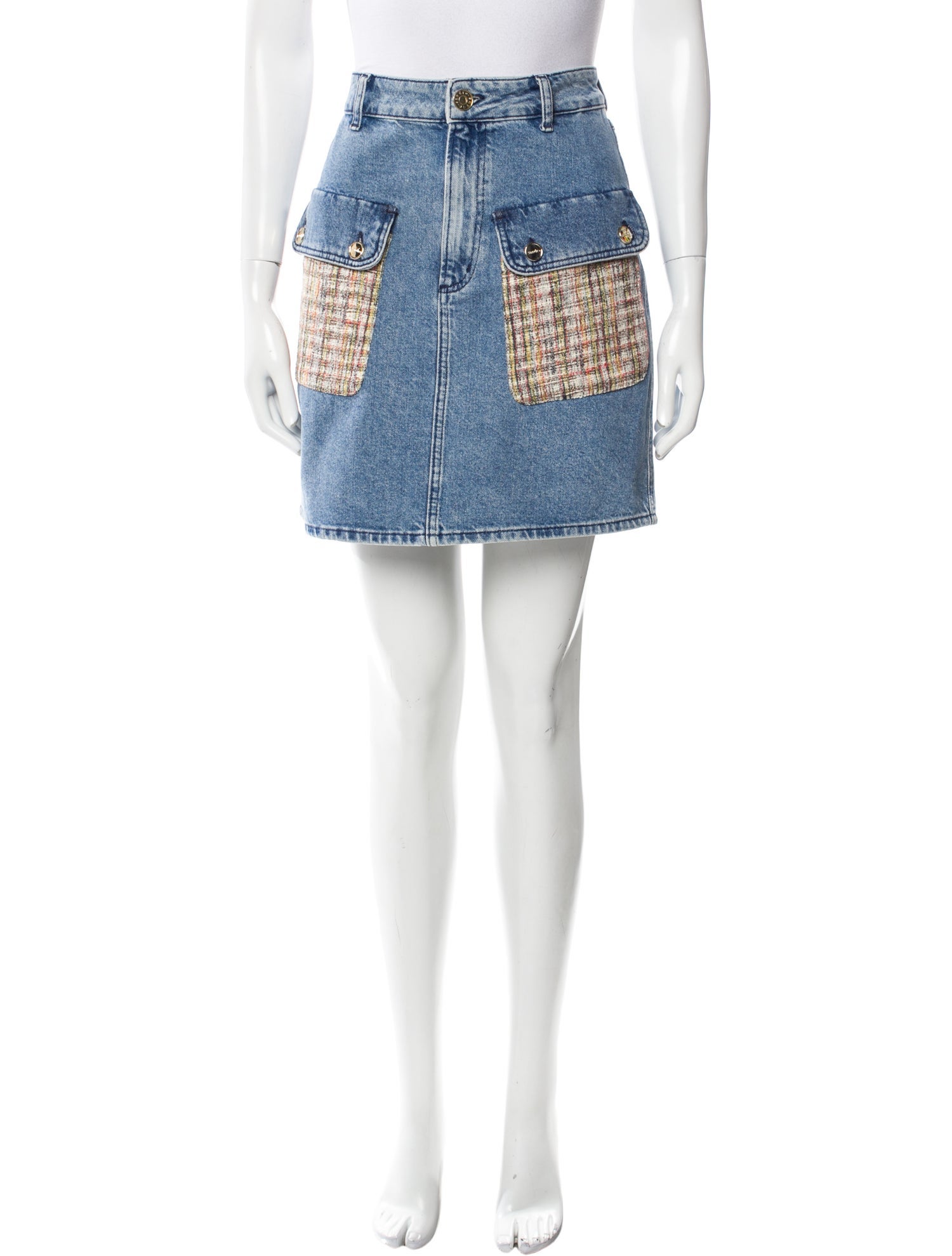 Sandro Mini Skirt w/ Tags - Blue Skirts, Clothing - WS2159086 | The ...