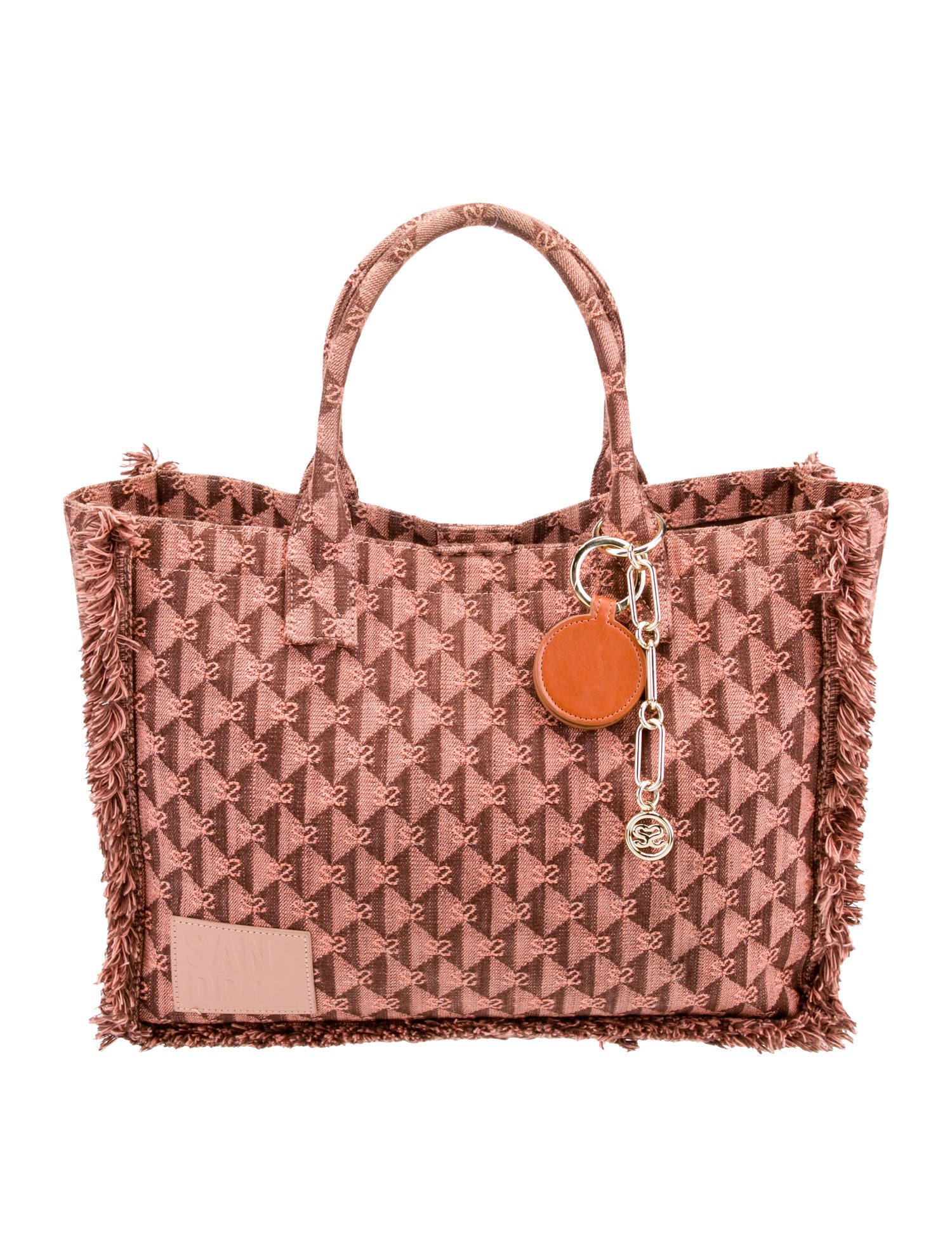 Sandro Leather Tote Bag - Pink Totes, Handbags - WS2161296 | The RealReal