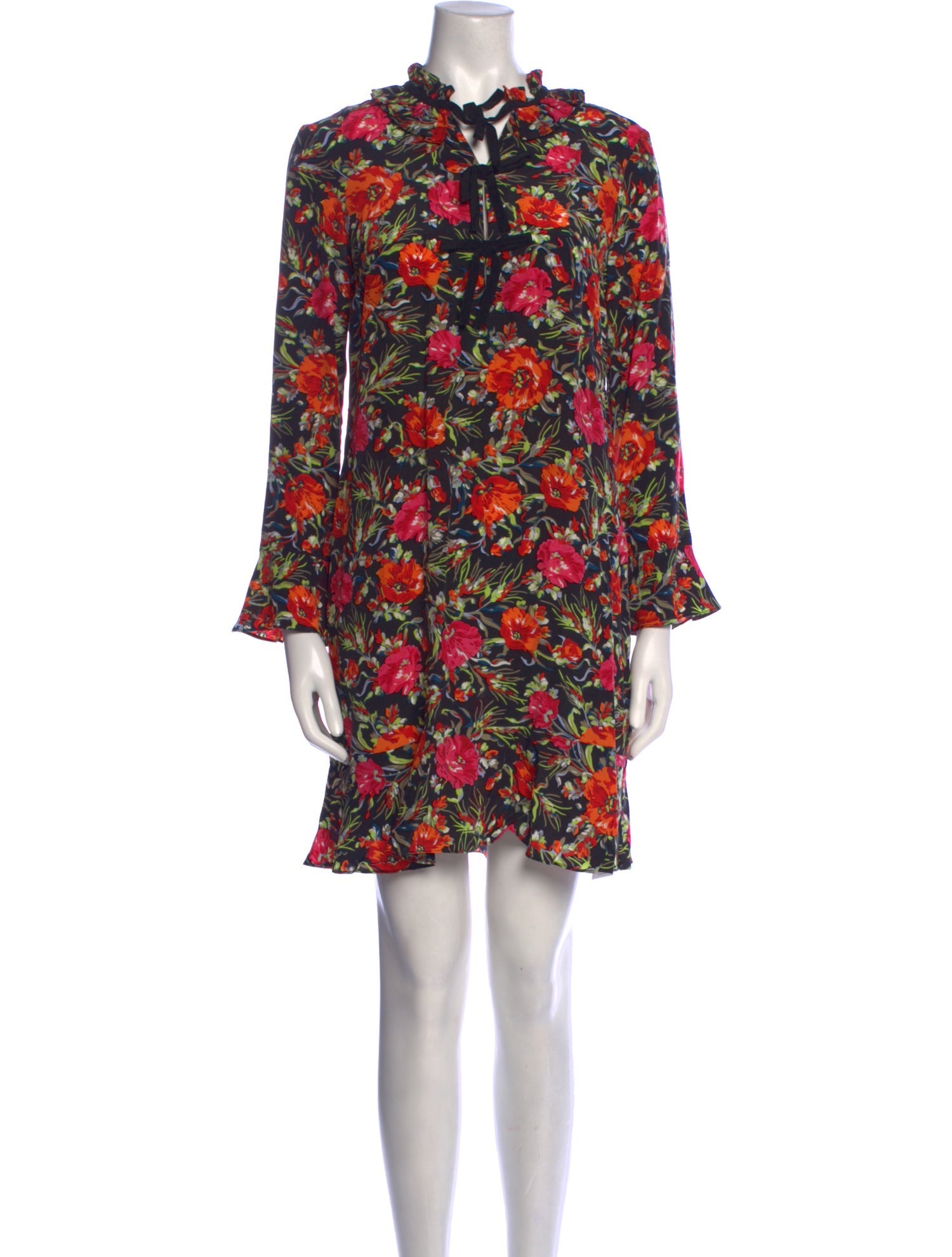 Sandro Silk Mini Dress - Black Dresses, Clothing - WS2161948 | The RealReal