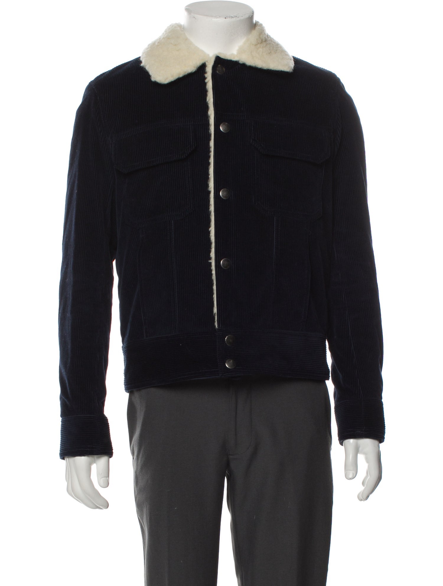 Sandro Trucker Jacket - Blue Outerwear, Clothing - WS2164354 | The RealReal