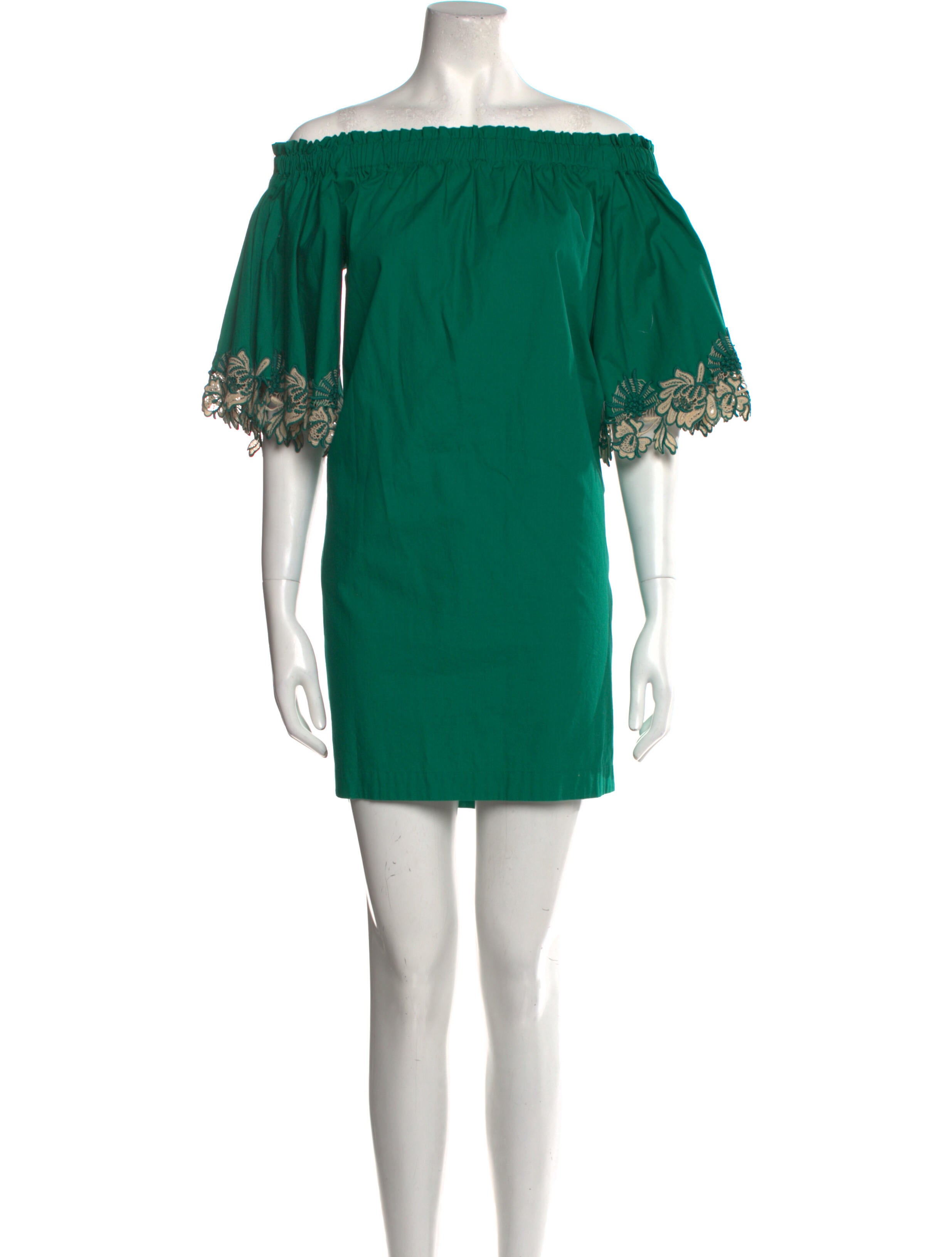 Jay Godfrey Silk Mini Dress - Green Dresses, Clothing - WJ525612 | The ...