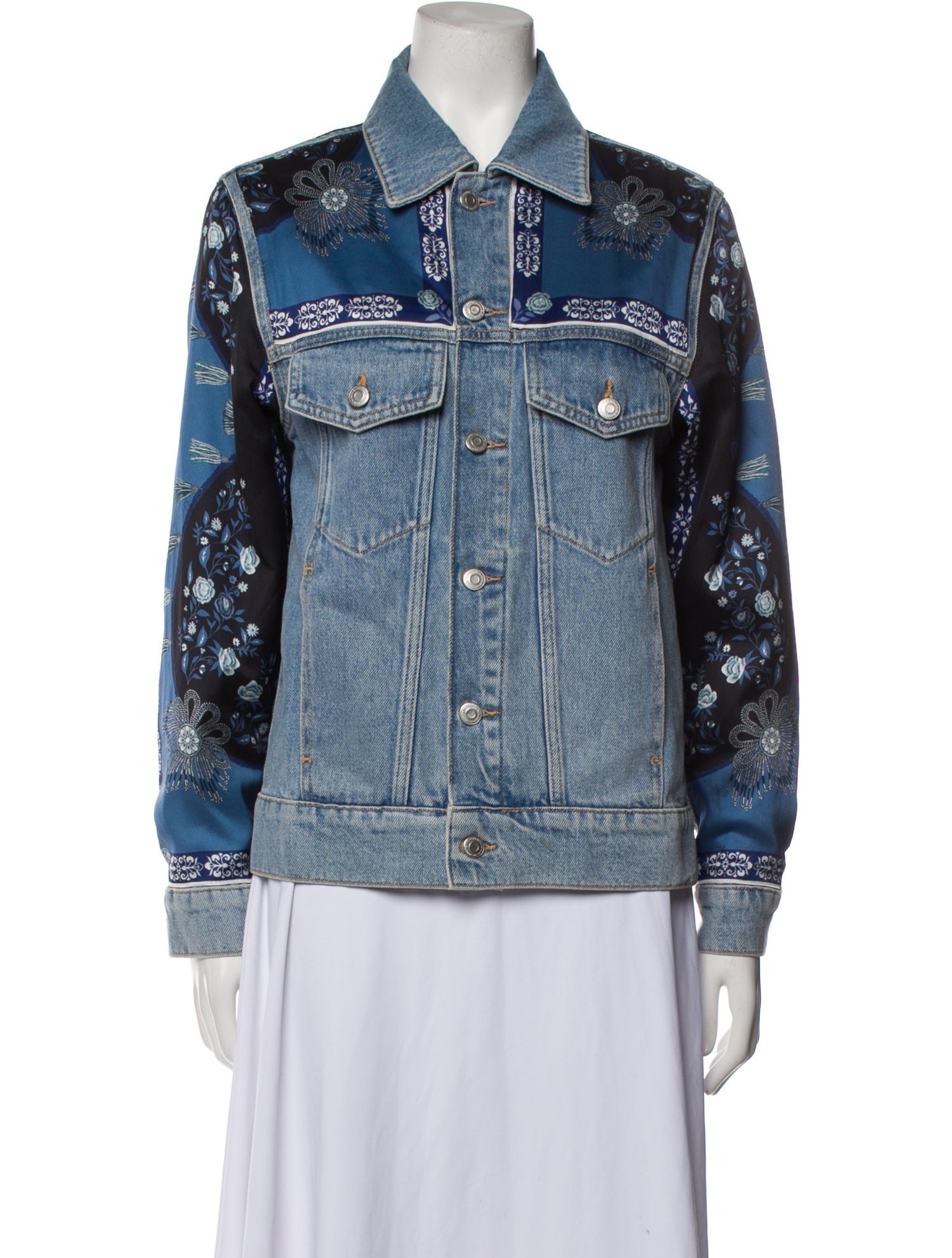 Sandro Denim Jacket - Blue Jackets, Clothing - WS2170134 | The RealReal