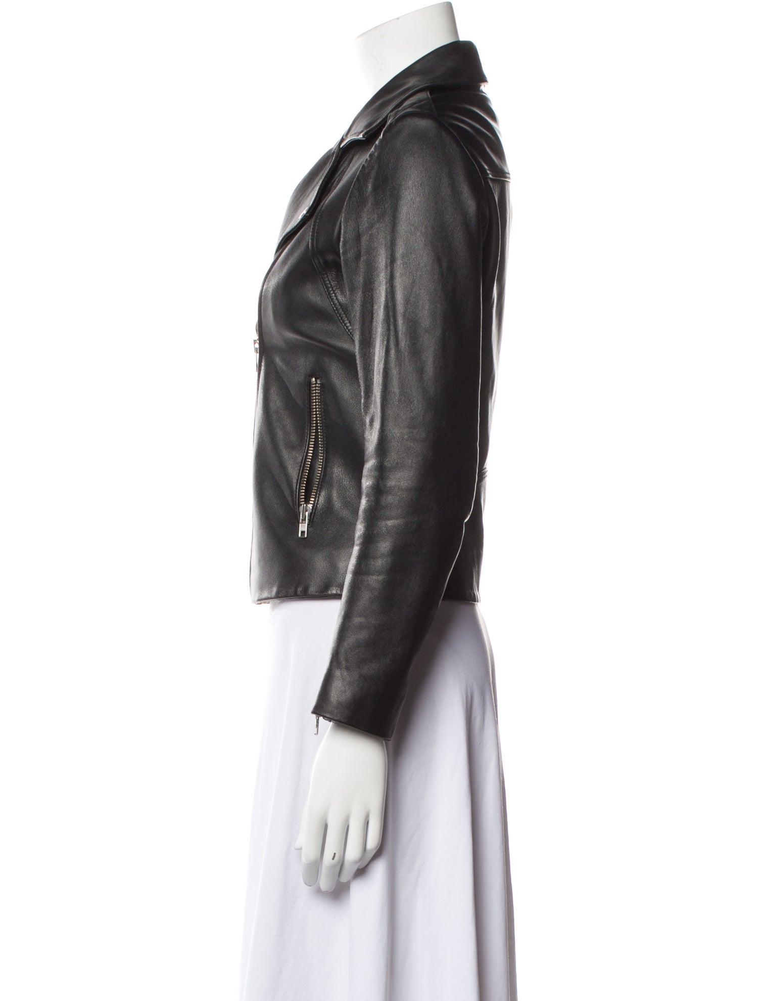 Moschino x H&M Leather Biker Jacket - Black Jackets, Clothing ...