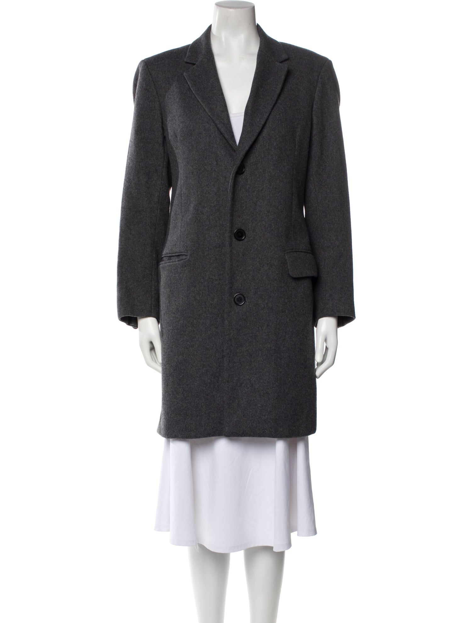 Sandro Wool Coat - Grey Coats, Clothing - WS2175966 | The RealReal