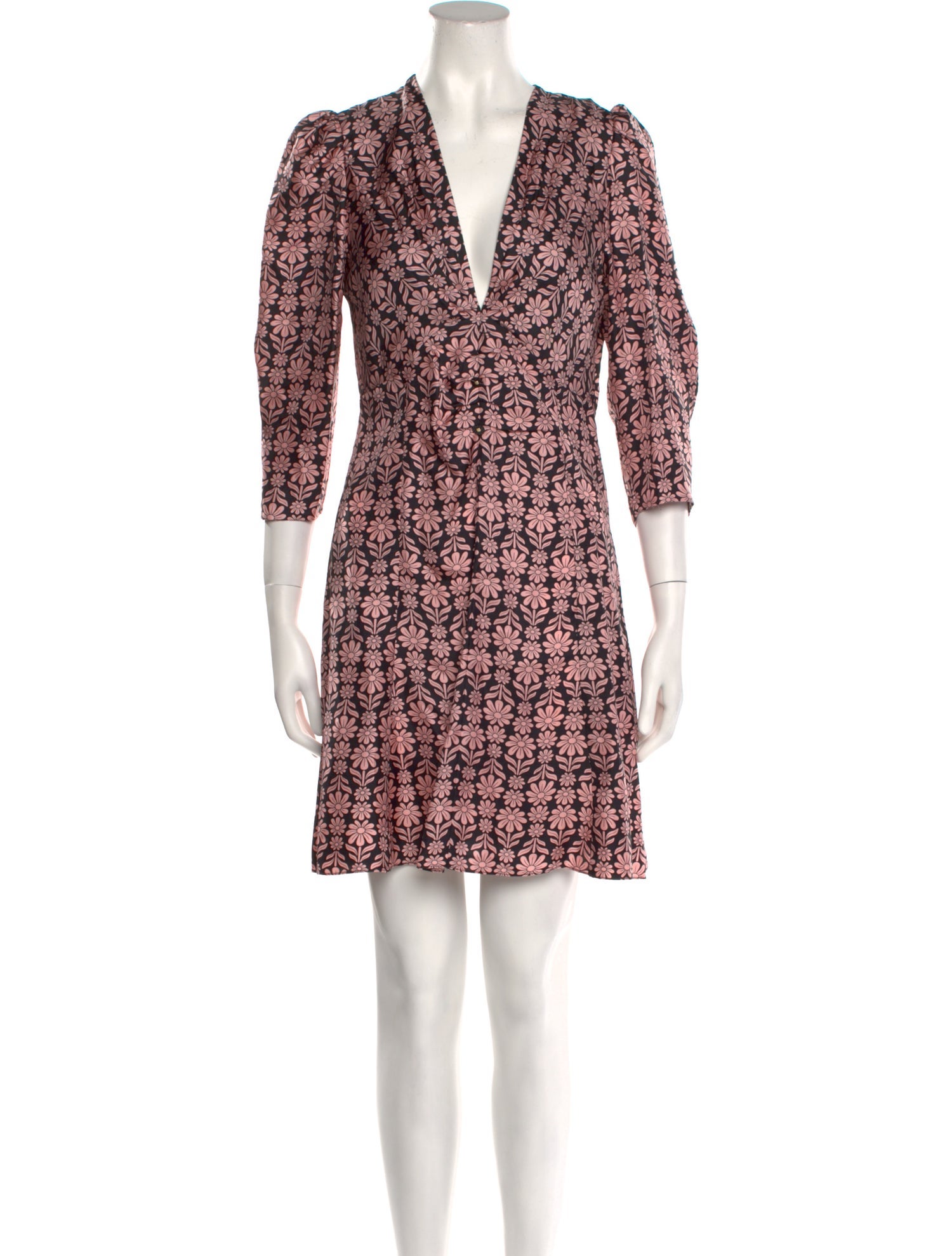 Sandro Silk Mini Dress w/ Tags - Black Dresses, Clothing - WS2176291 ...