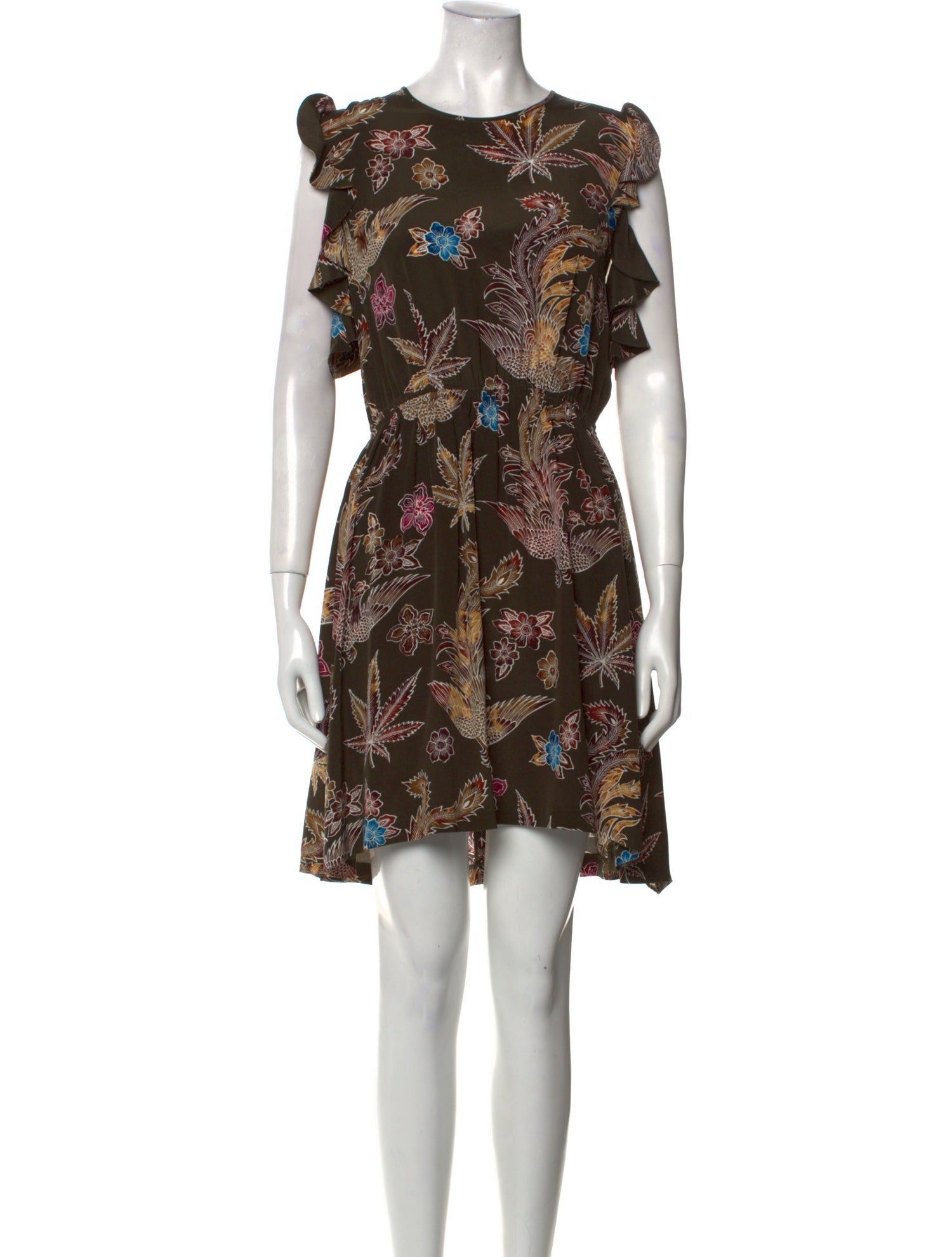 Sandro Silk Mini Dress - Green Dresses, Clothing - WS2176953 | The RealReal