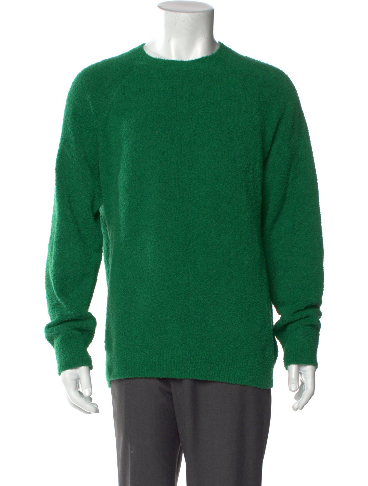 Sandro Crew Neck Long Sleeve Pullover - Green Sweaters, Clothing ...
