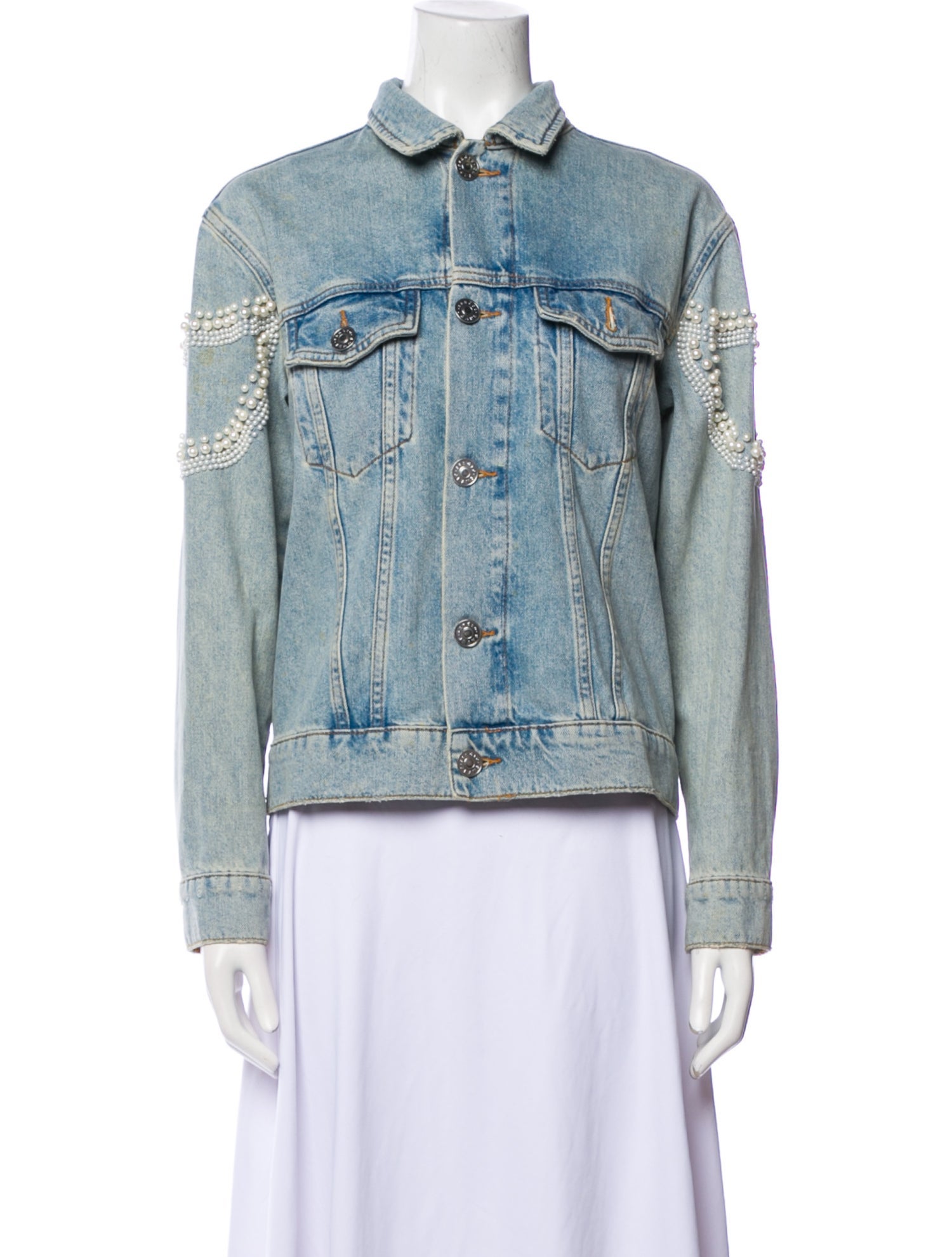 Sandro Denim Jacket - Blue Jackets, Clothing - WS2177601 | The RealReal
