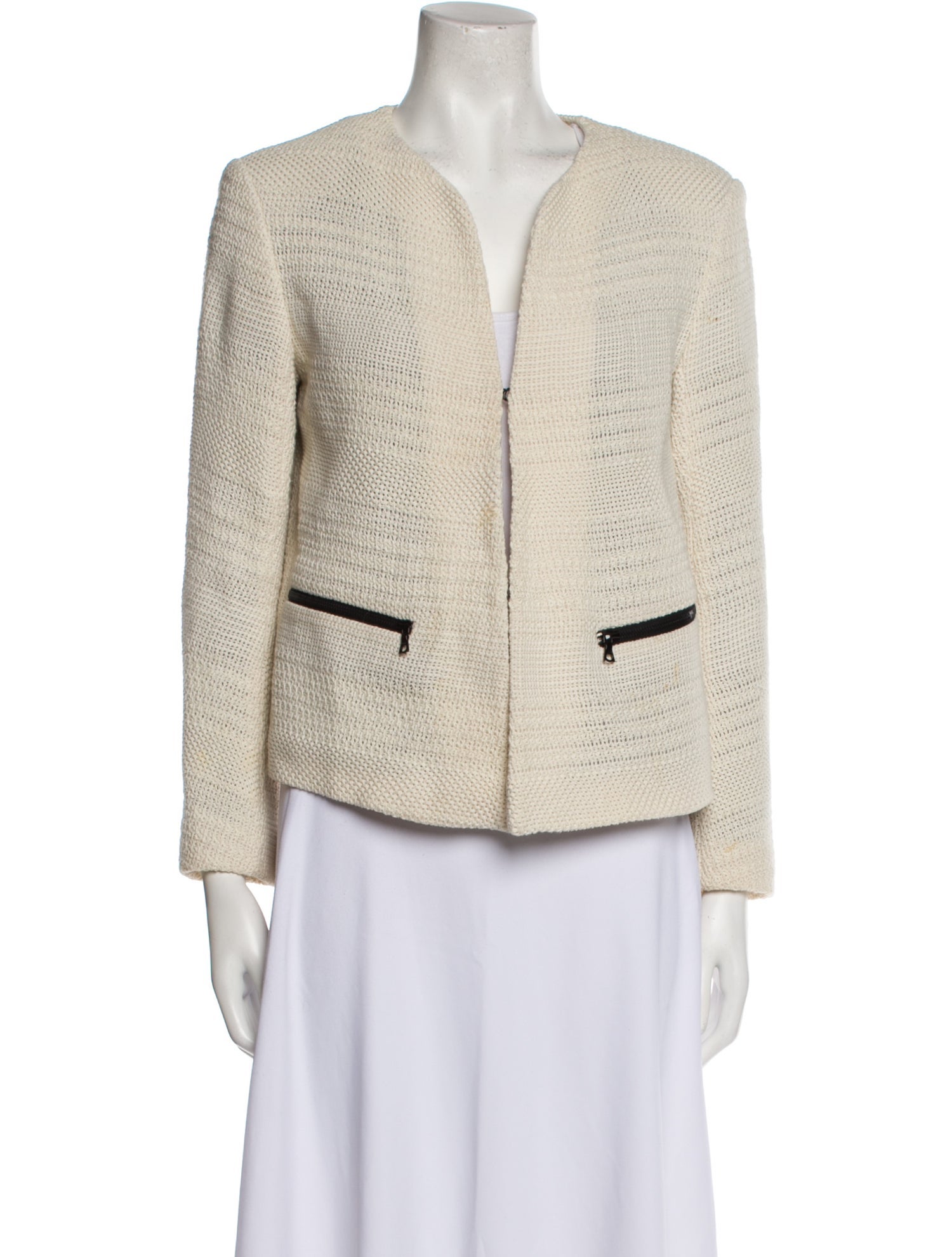 Sandro Tweed Pattern Evening Jacket - Neutrals Jackets, Clothing ...