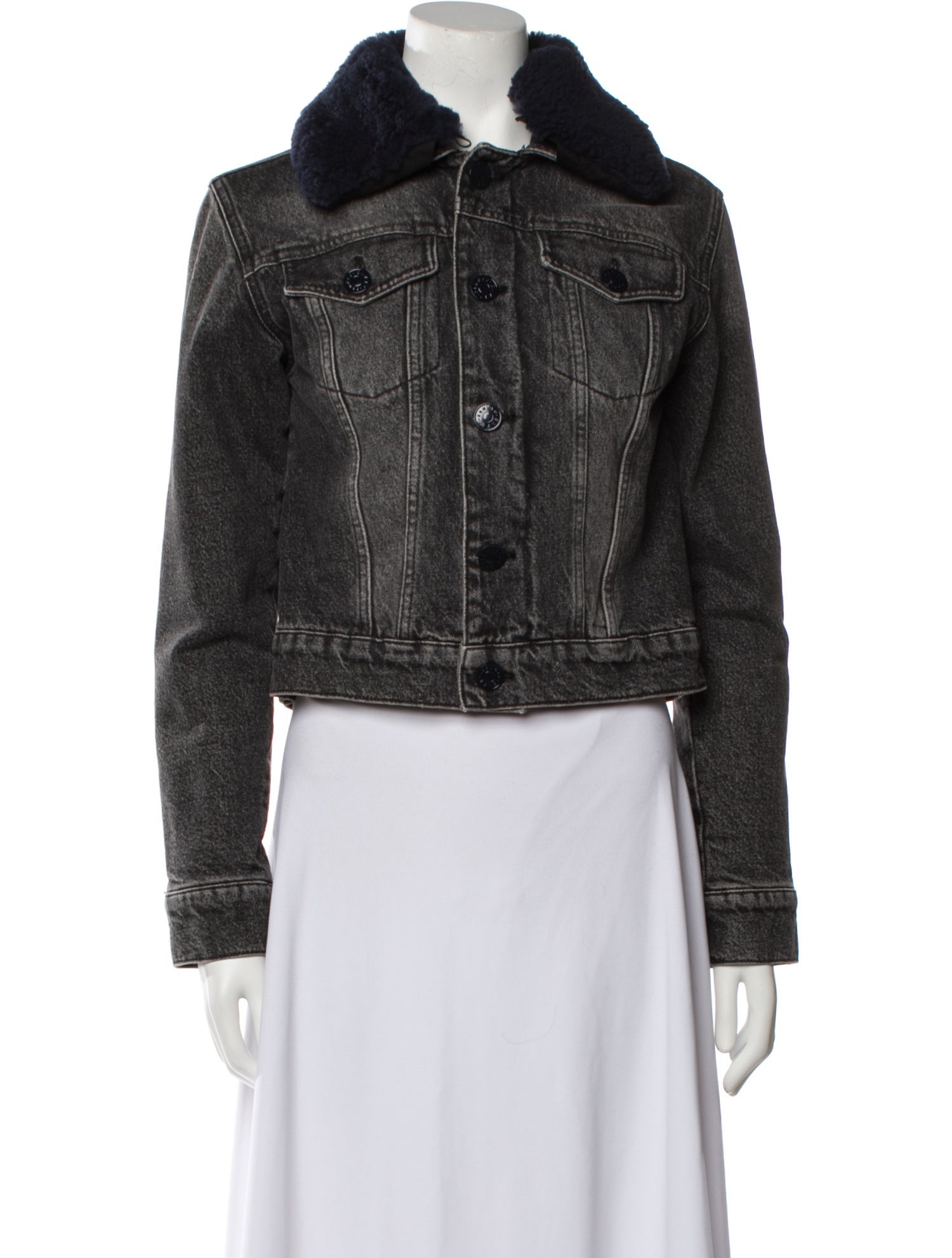 Sandro Denim Jacket - Black Jackets, Clothing - WS2178303 | The RealReal