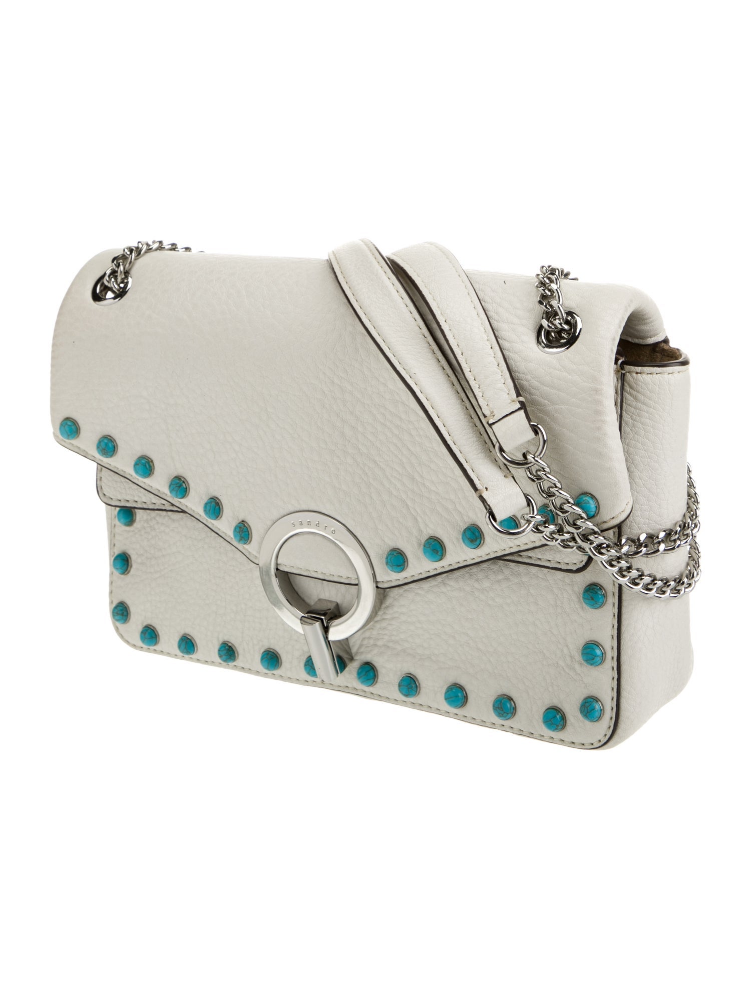 Jimmy Choo Leather Shoulder Bag - Brown Shoulder Bags, Handbags ...