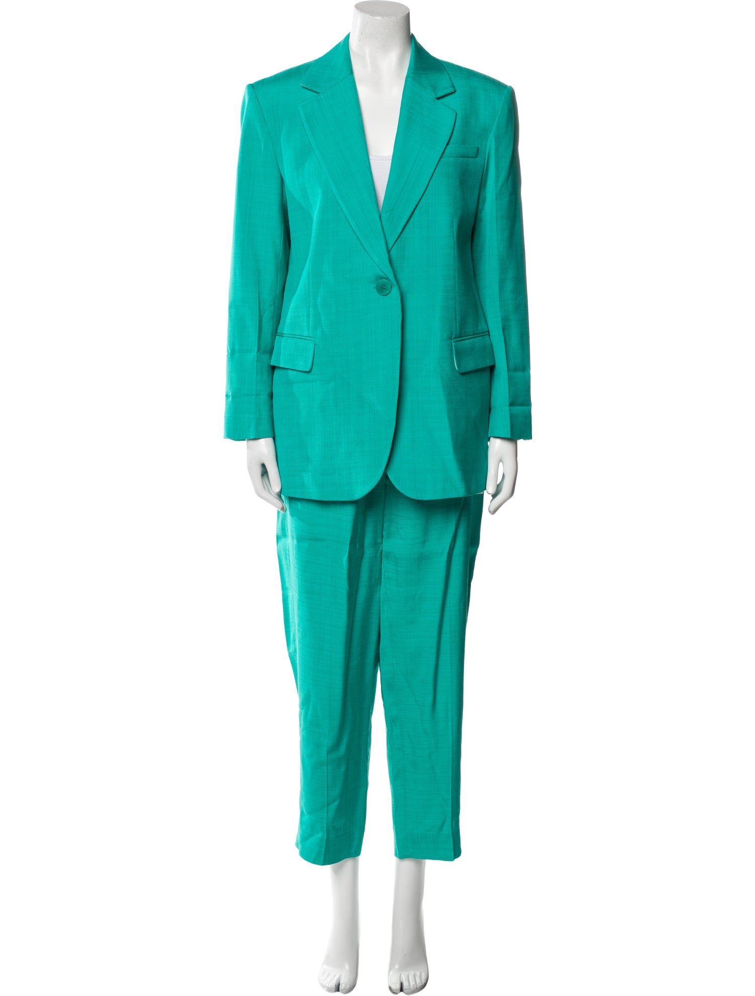 Sandro Pantsuit - Blue, 16" Rise Suits and Sets, Clothing - WS2181172 ...