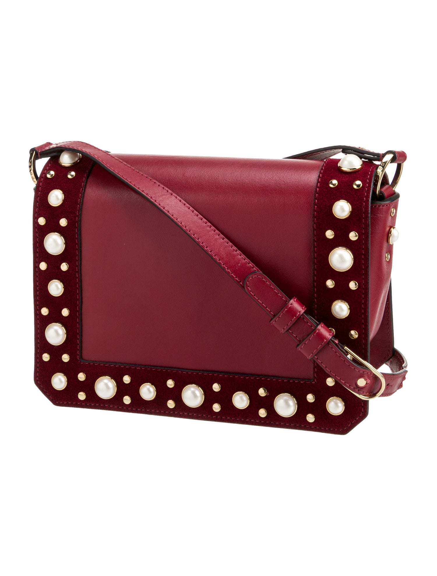 Ferragamo Bicolor Leather-Trimmed Shoulder Bag - Neutrals Shoulder Bags ...