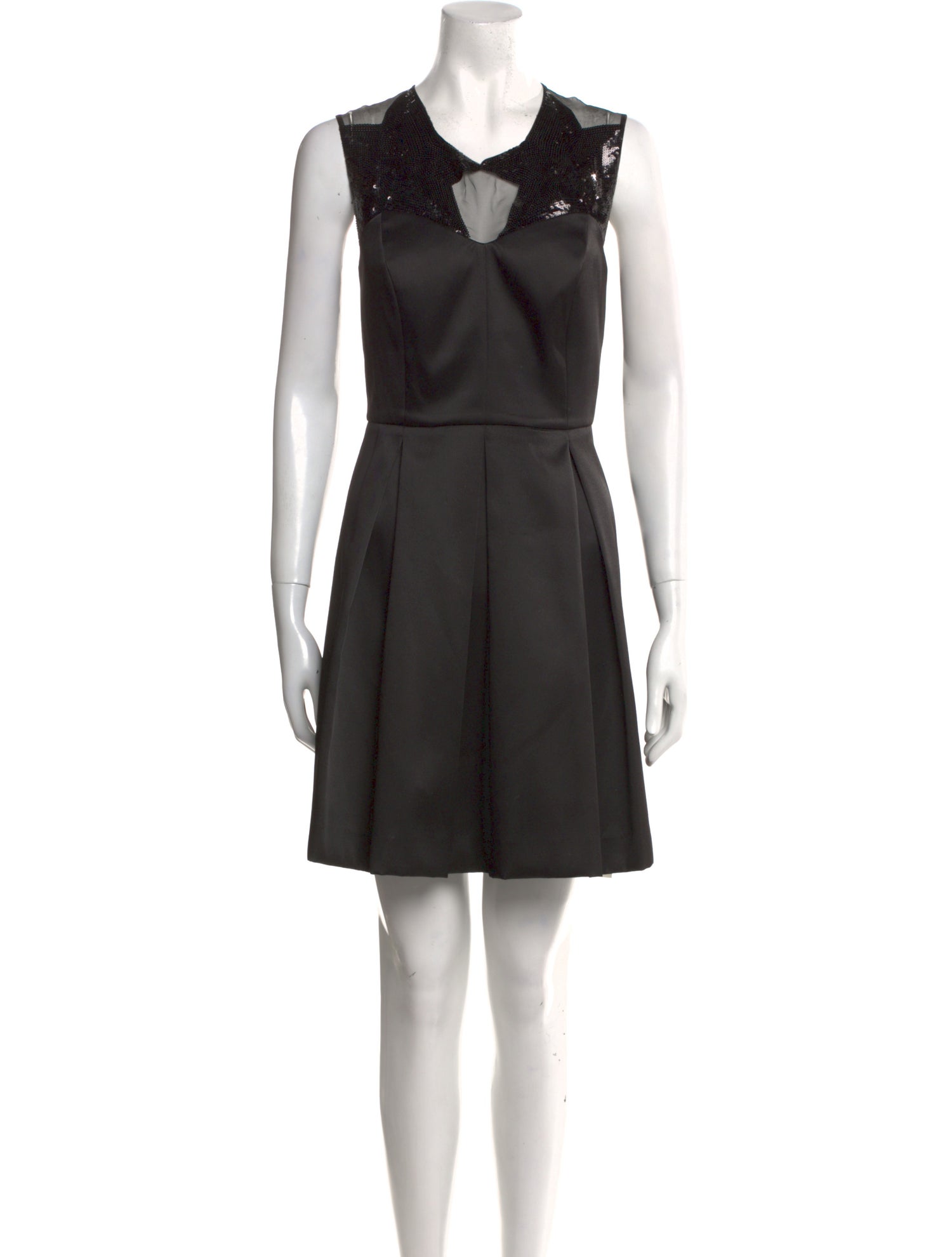 Sandro Silk Mini Dress - Black Dresses, Clothing - WS2186064 | The RealReal