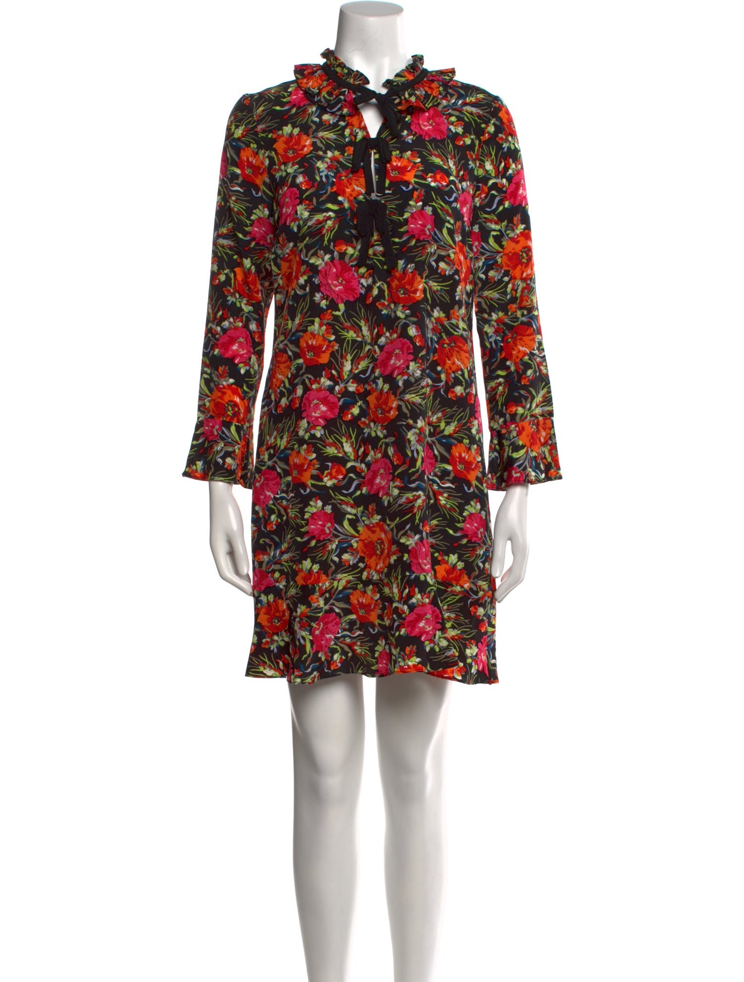 Sandro Silk Mini Dress - Black Dresses, Clothing - WS2186849 | The RealReal