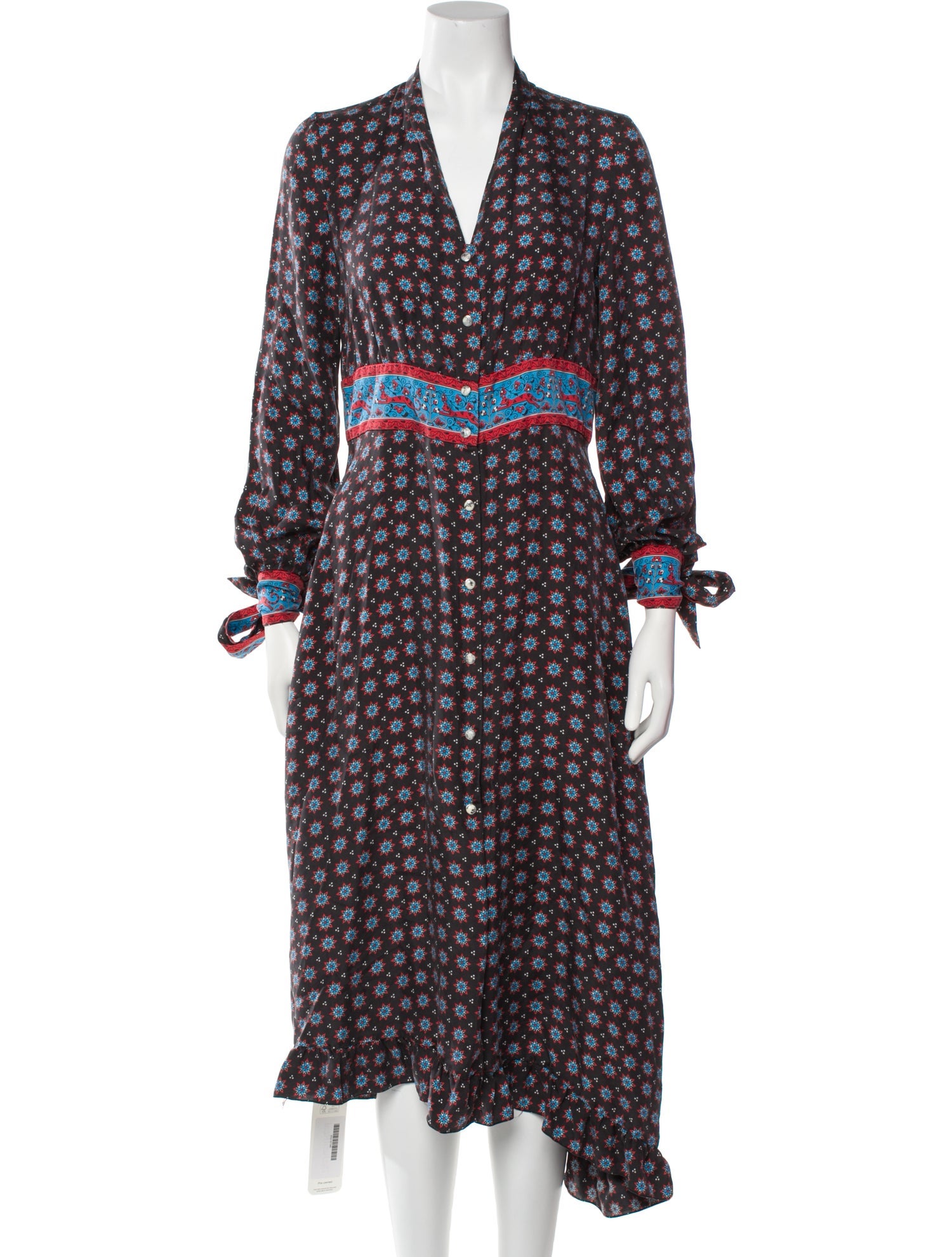 Sandro Silk Long Dress - Black Dresses, Clothing - WS2187346 | The RealReal