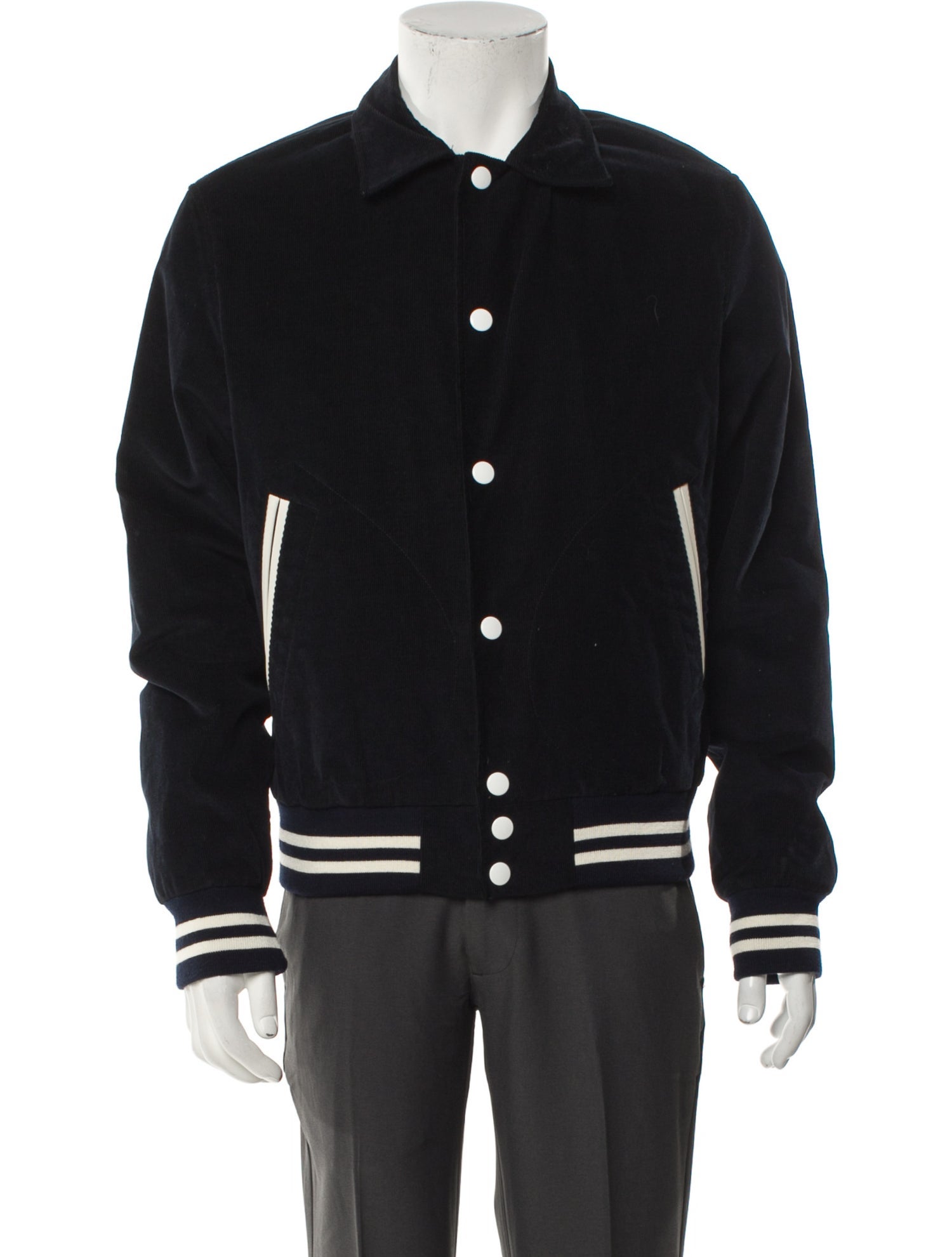 Sandro Graphic Print Varsity Jacket - Black Outerwear, Clothing ...