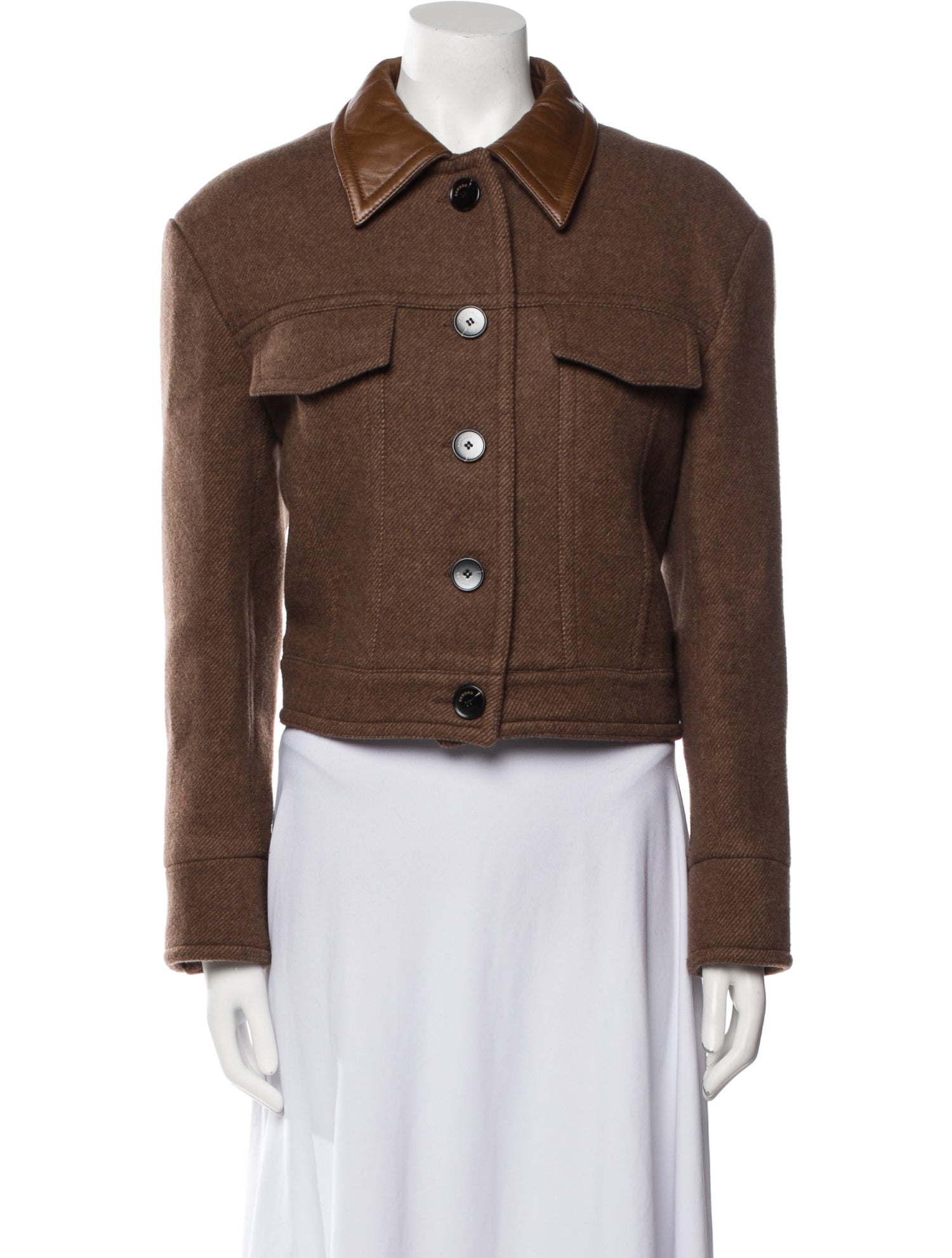 Sandro Denim Jacket - Brown Jackets, Clothing - WS2193925 | The RealReal