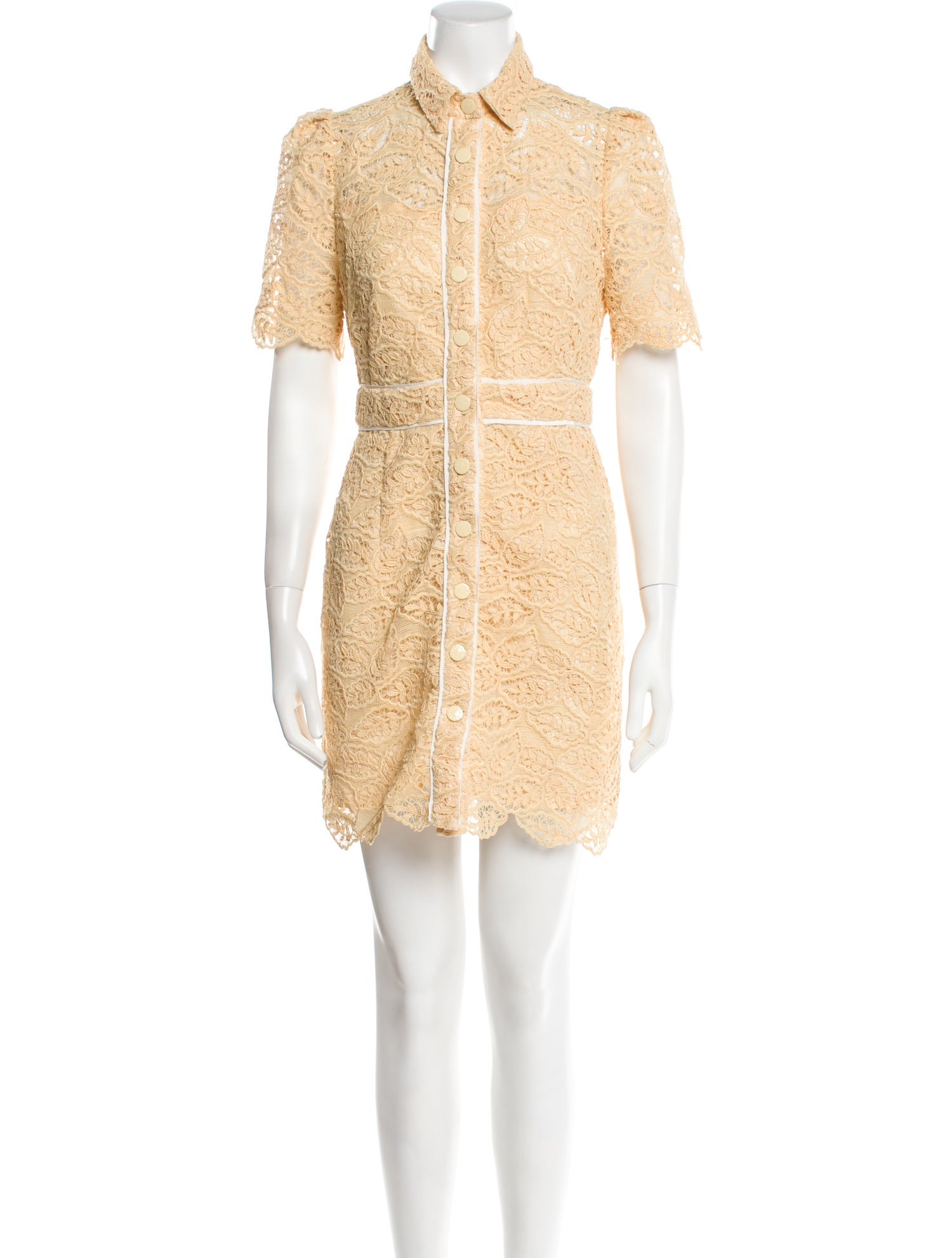 Sandro Mini Dress - Neutrals Dresses, Clothing - WS2198664 | The RealReal