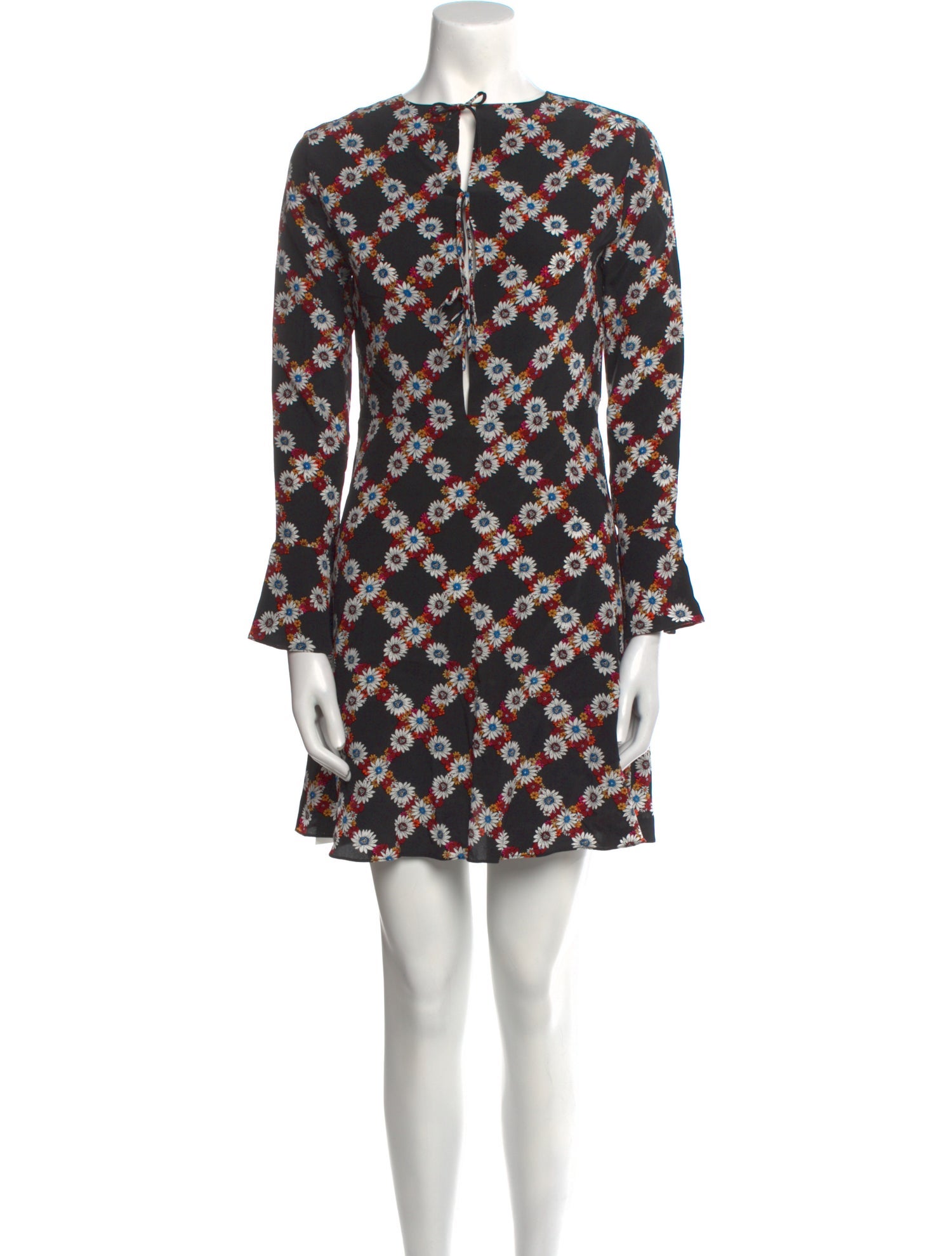 Sandro Silk Mini Dress - Black Dresses, Clothing - WS2201638 | The RealReal