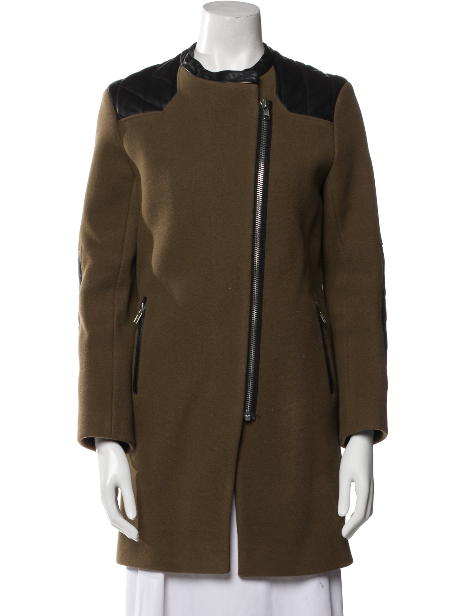Sandro Wool Jacket - Green Jackets, Clothing - WS2203787 | The RealReal