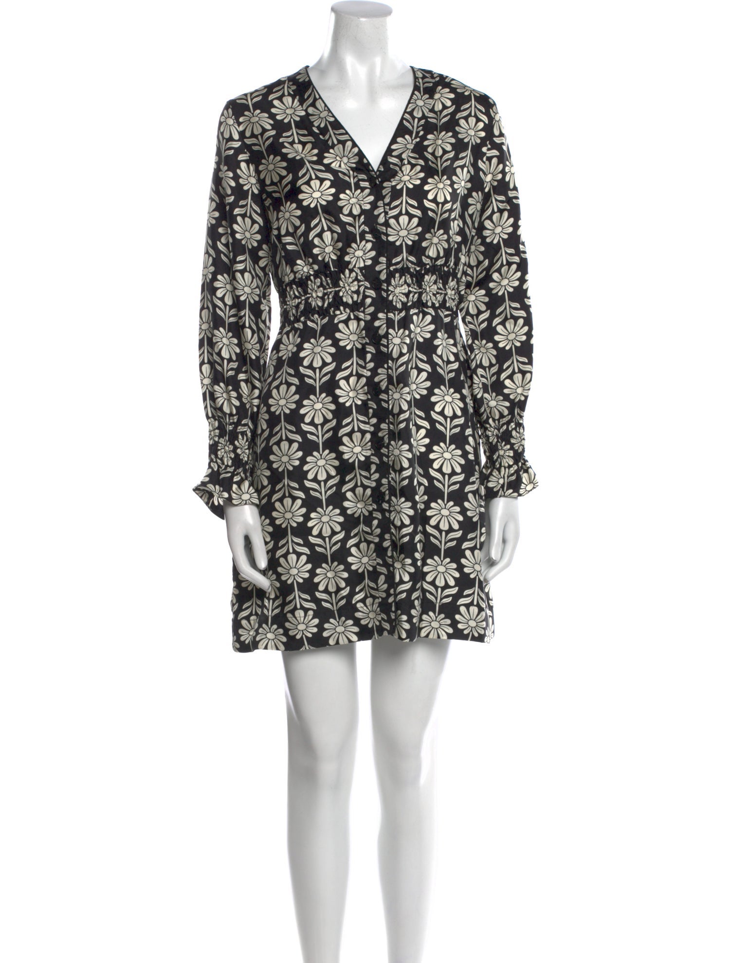 Sandro Silk Mini Dress - Black Dresses, Clothing - WS2209048 | The RealReal