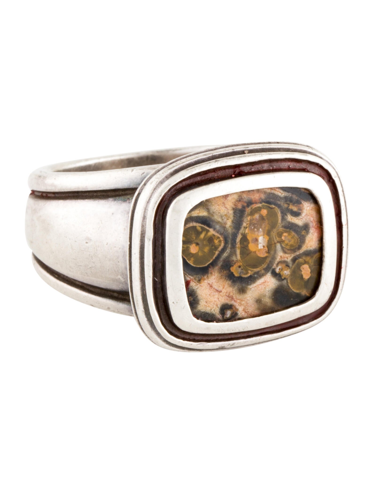 Slane Jasper Signet Ring - Sterling Silver Cocktail Ring, Rings ...