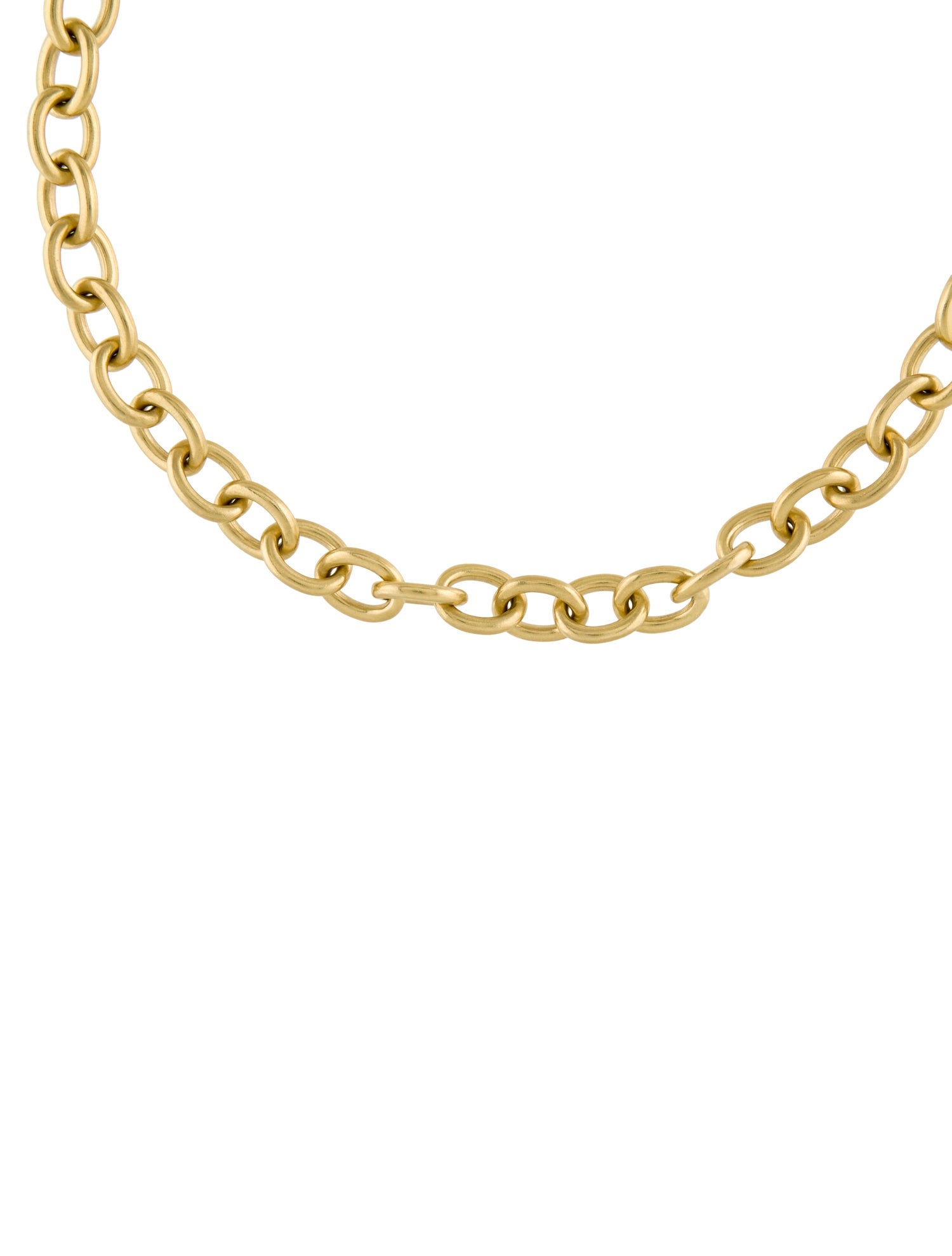 Slane 18K Diamond Toggle Oval Link Chain Necklace - Chain, Necklaces ...