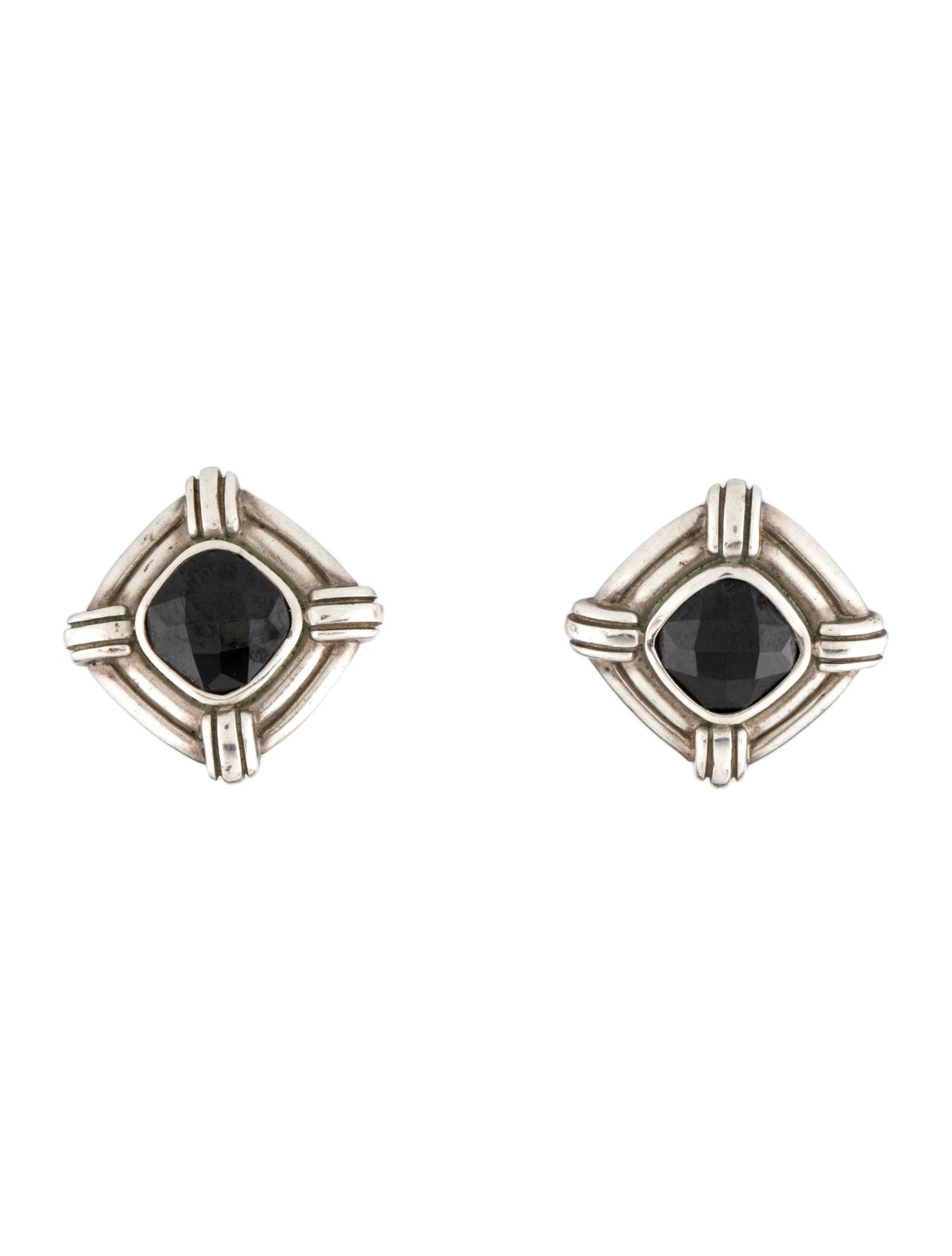 Slane Onyx Earclips - Sterling Silver Earclip, Earrings - WS522083 ...