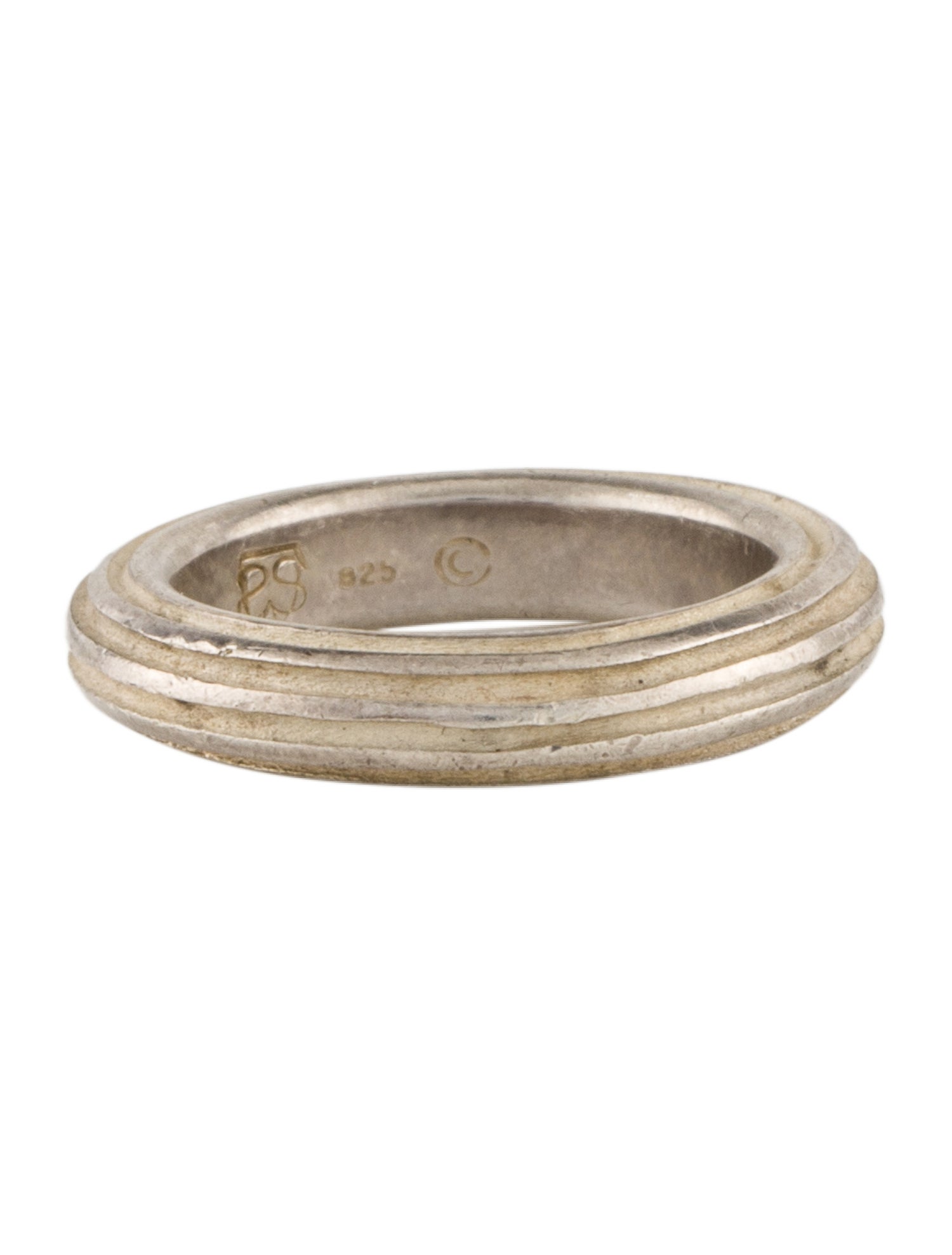 Slane Slane Ridged Band - Sterling Silver Band, Rings - WS522088 | The ...