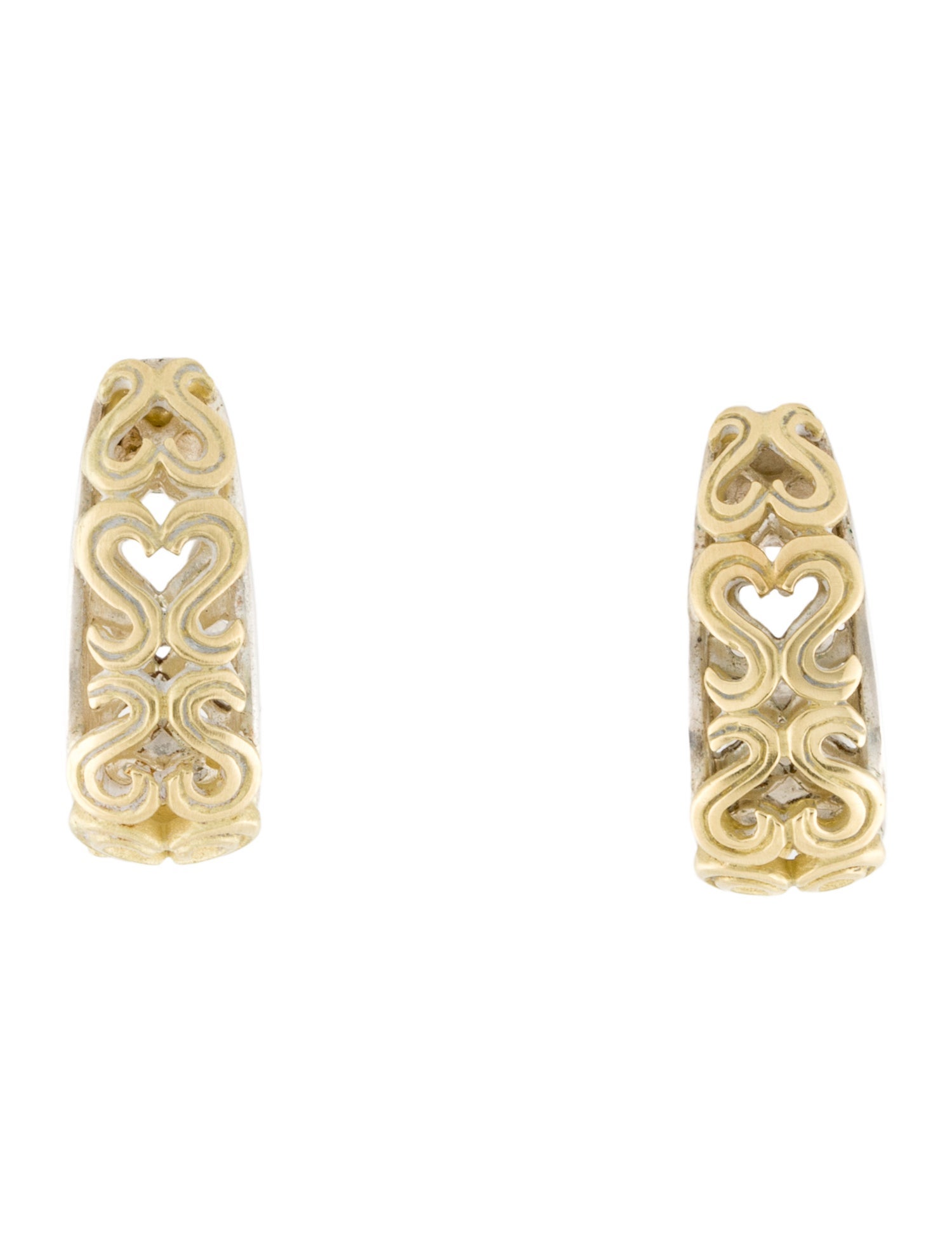 Slane Two-Tone Earclips - 18K Yellow Gold Earclip, Earrings - WS522138 ...