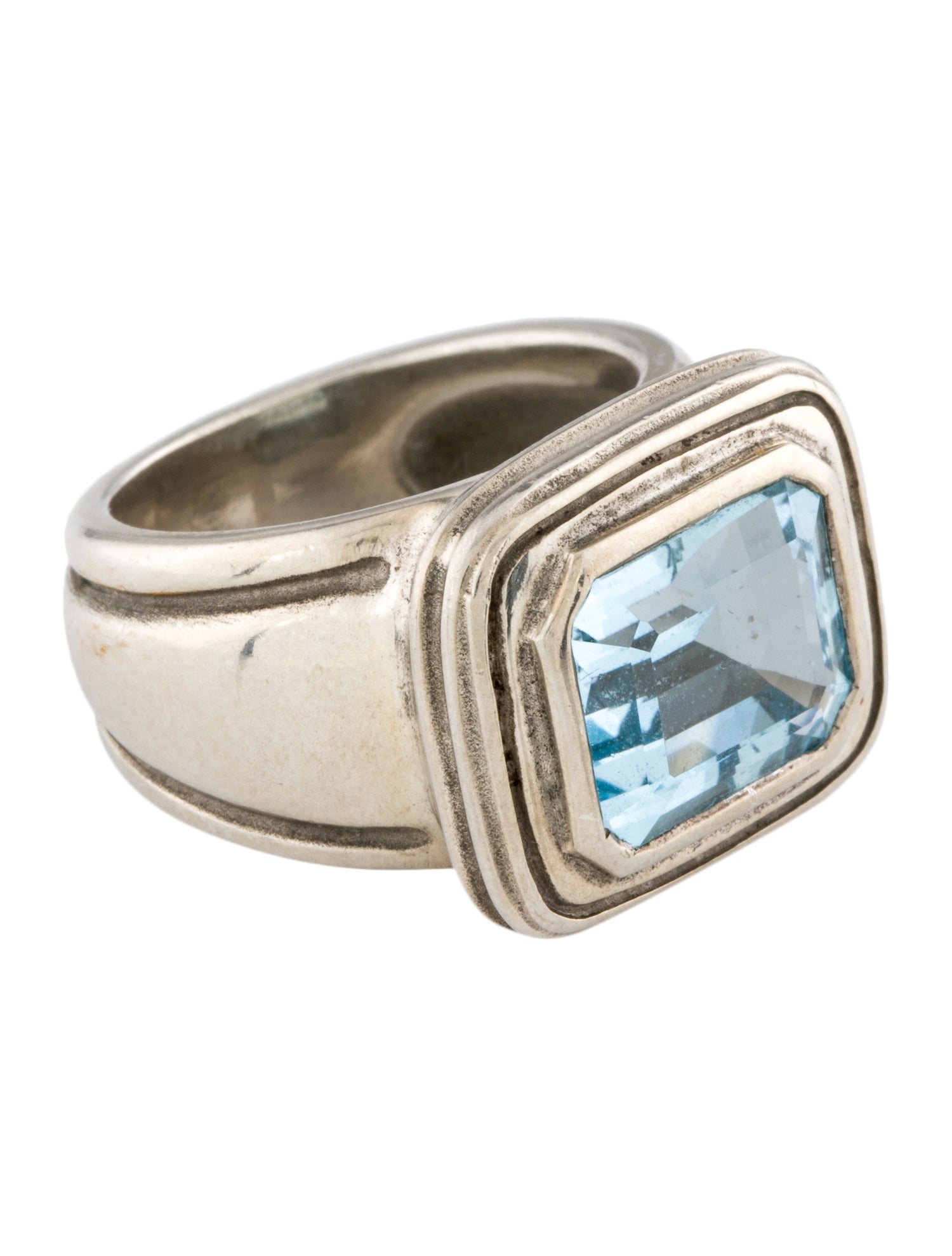 Slane 6.93ctw Topaz Cocktail Ring - Sterling Silver Cocktail Ring ...