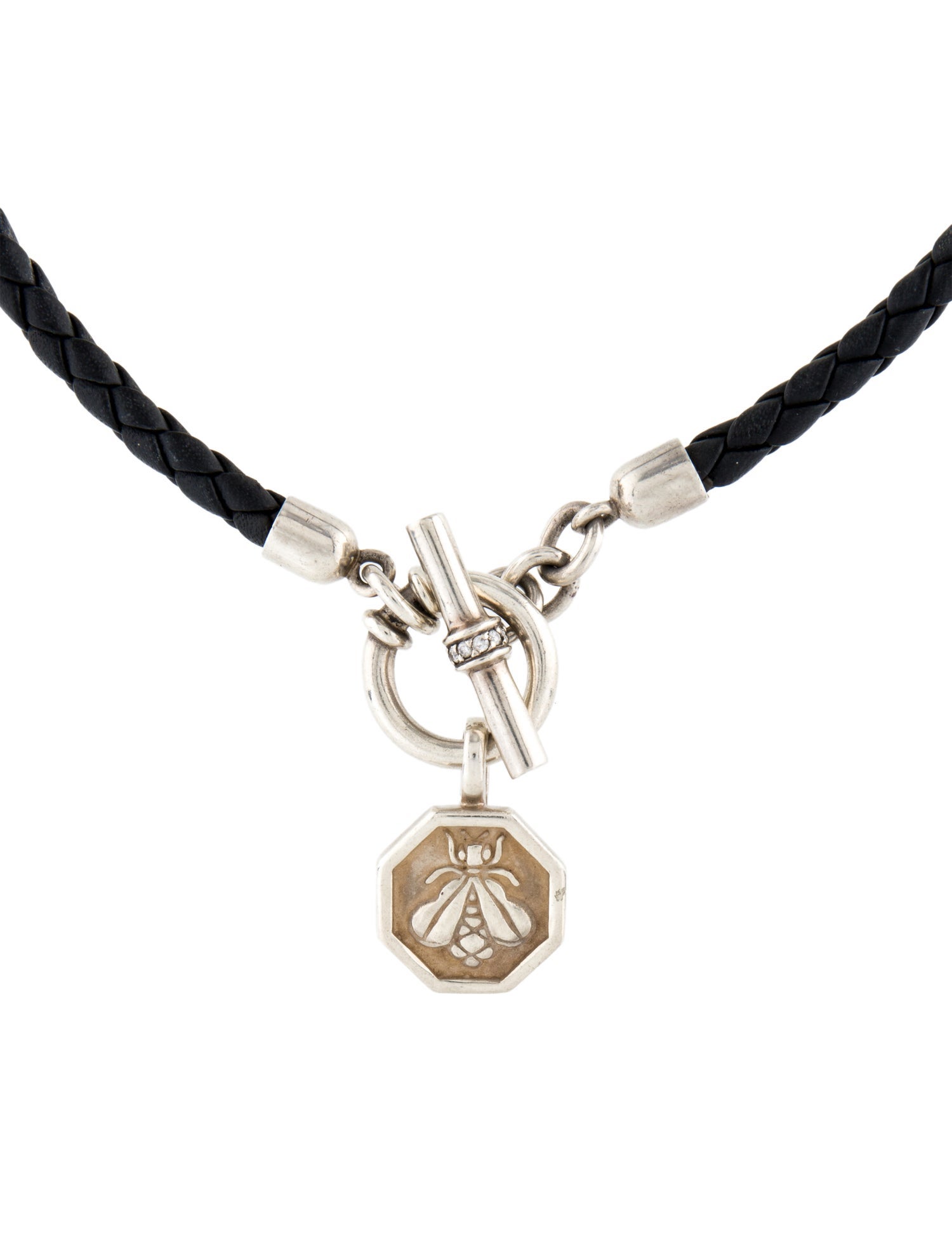 Slane Diamond Leather Bee Collar Necklace - Pendant Necklace, Necklaces ...