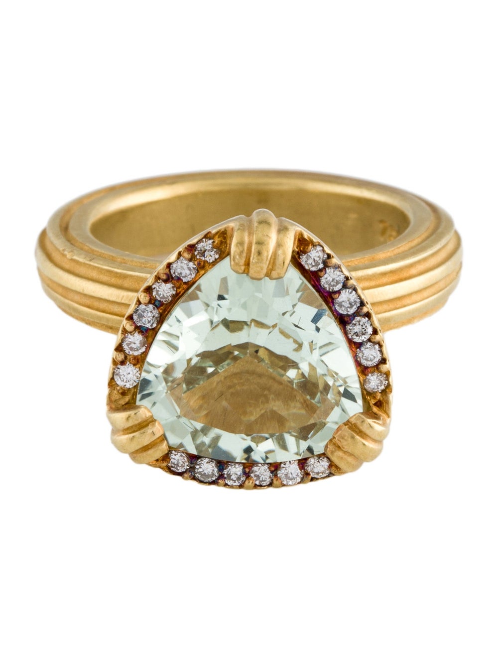 Slane 18K Prasiolite & Diamond Calypso Ring - 18K Yellow Gold Cocktail ...